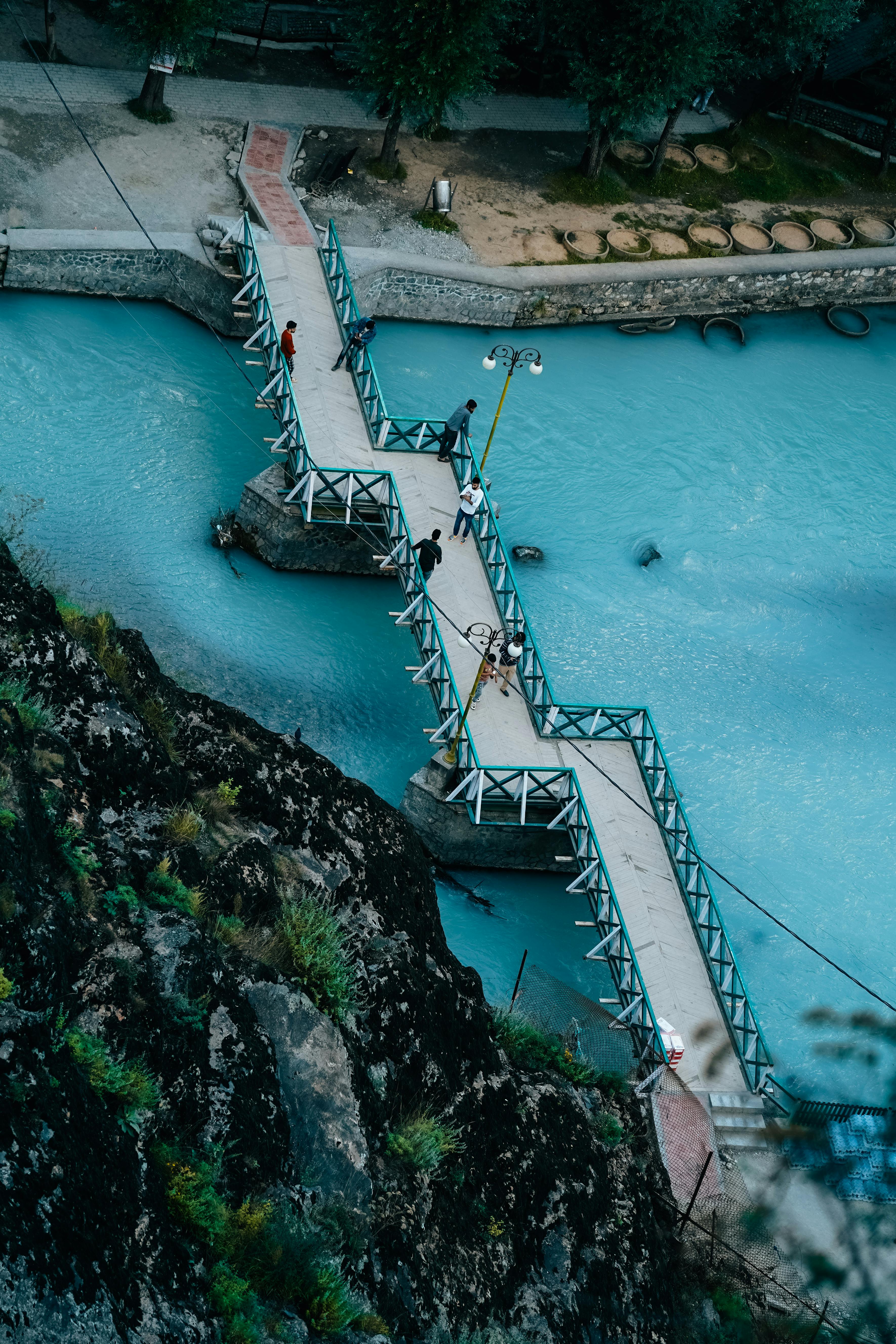 Boardwalk over Pool · Free Stock Photo