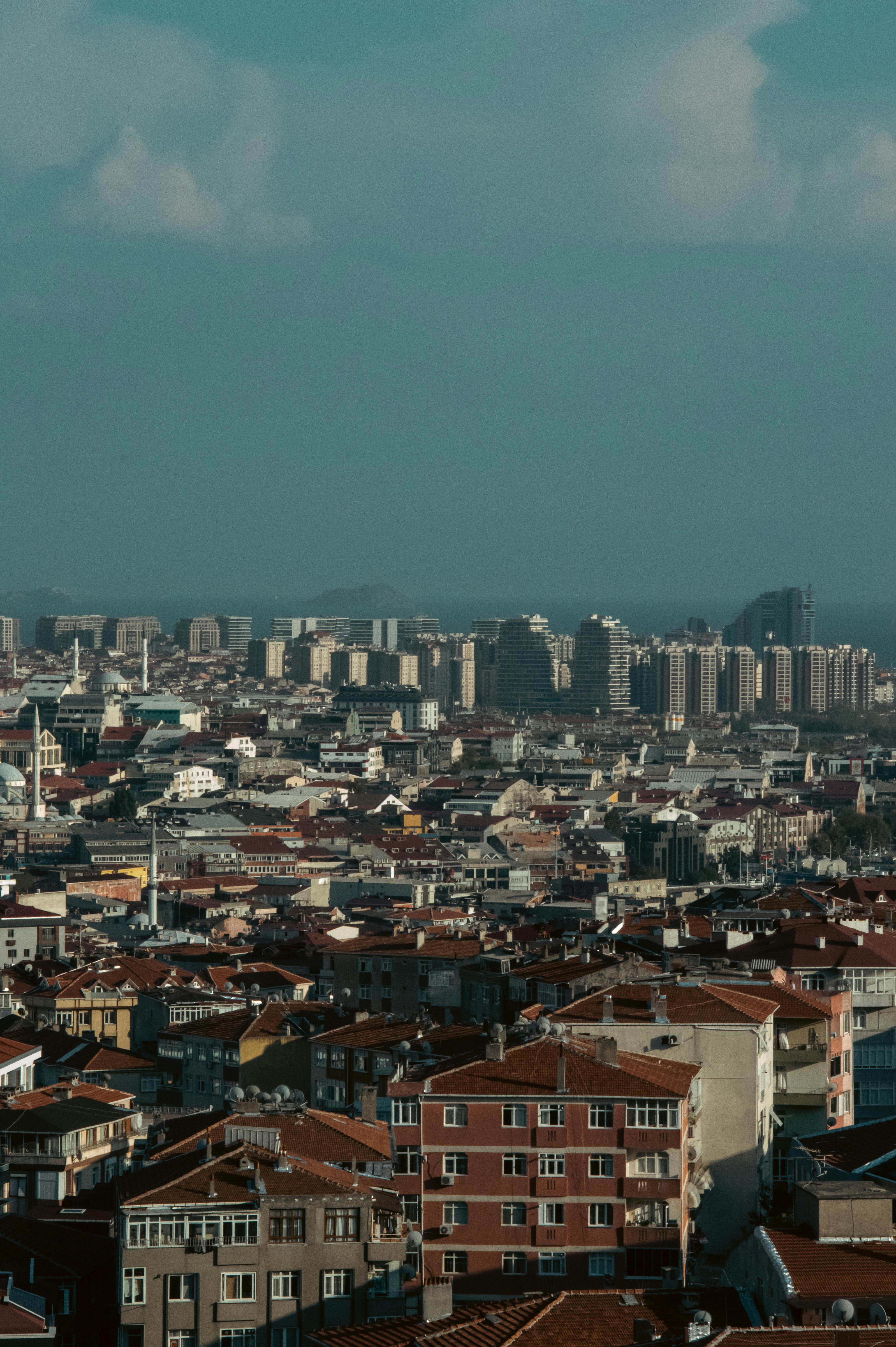 Aerial View of City Buildings · Free Stock Photo