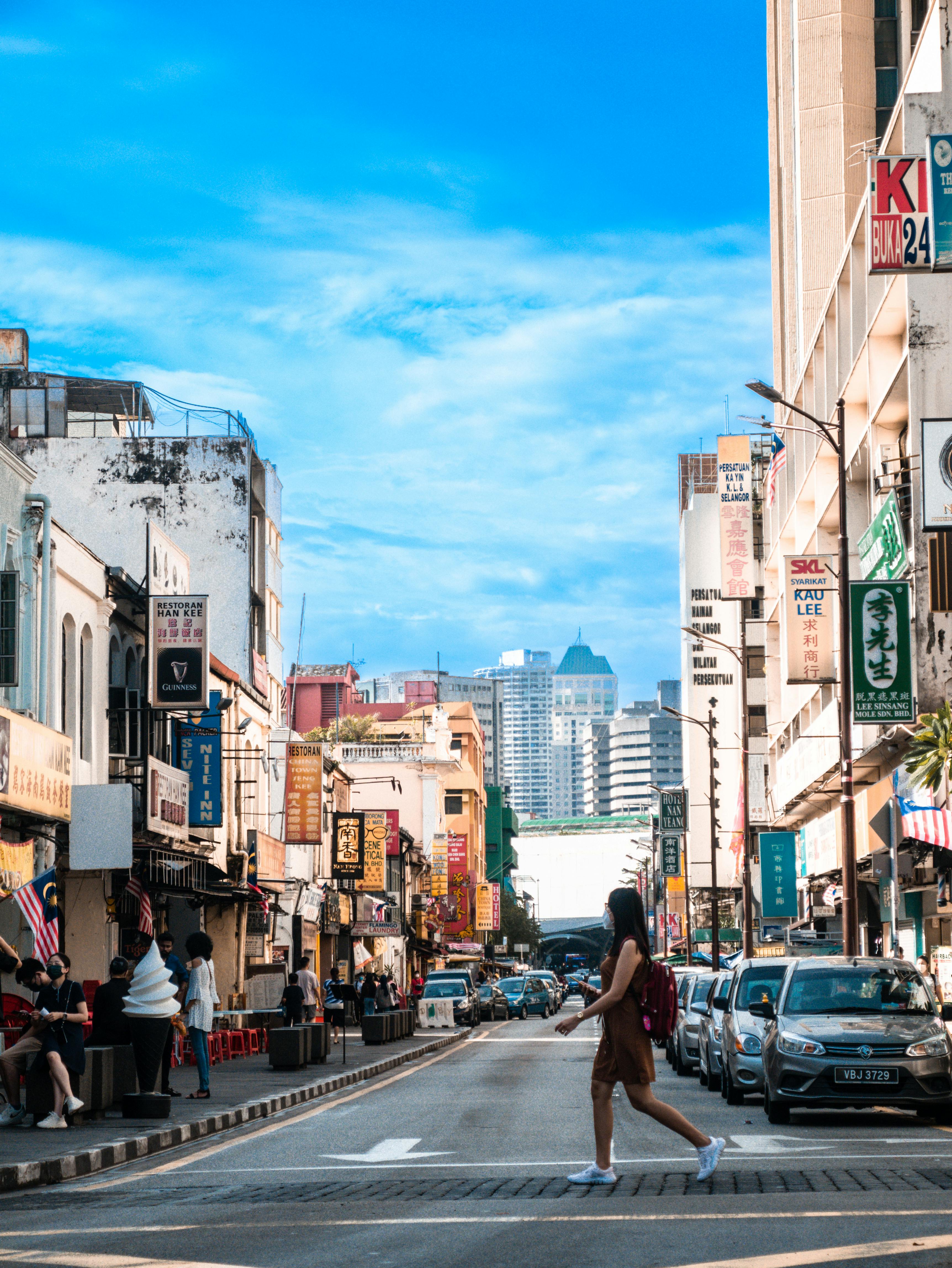 People walking on a Busy Street · Free Stock Photo