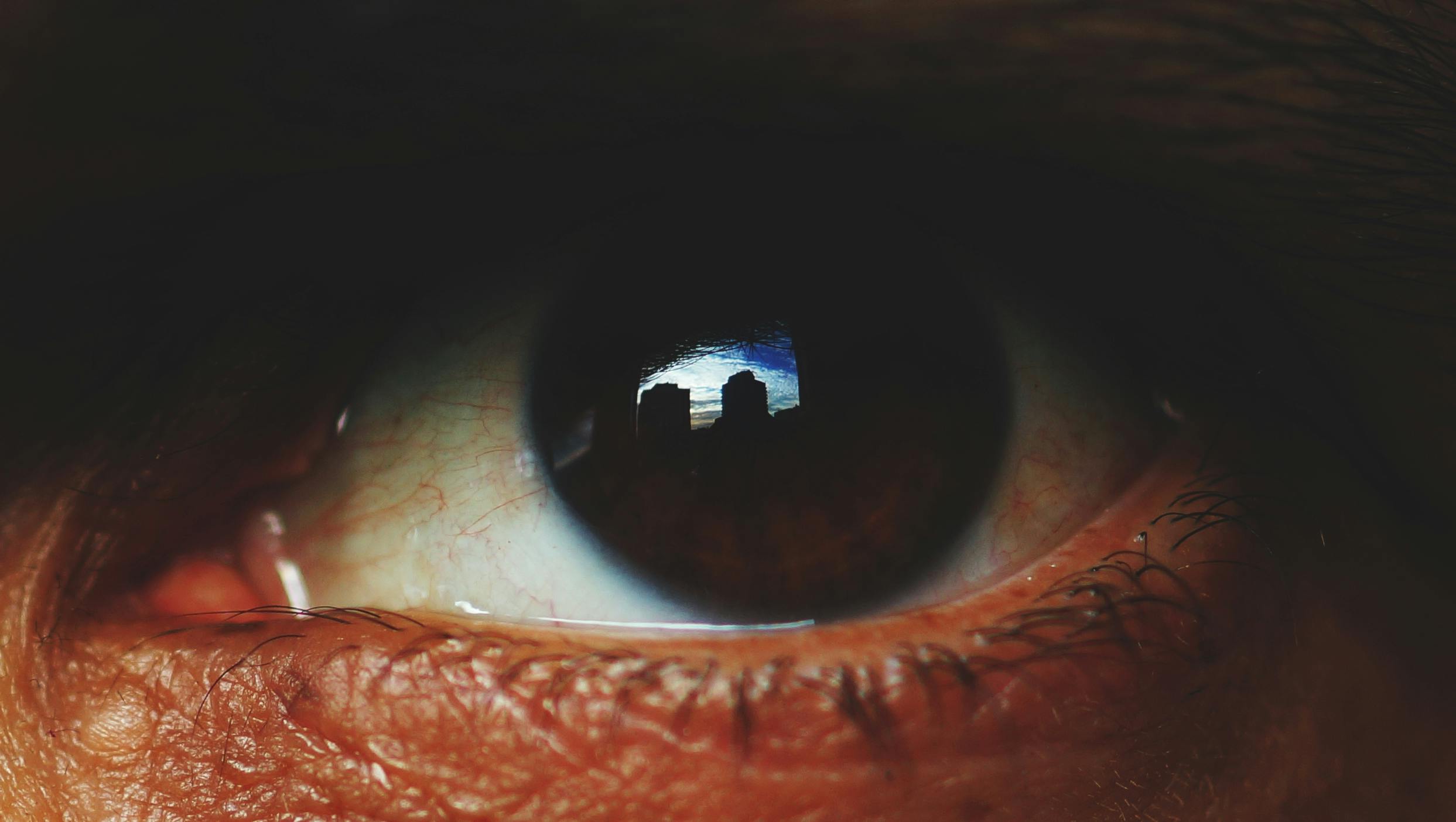 Free stock photo of close up, eye, mirror
