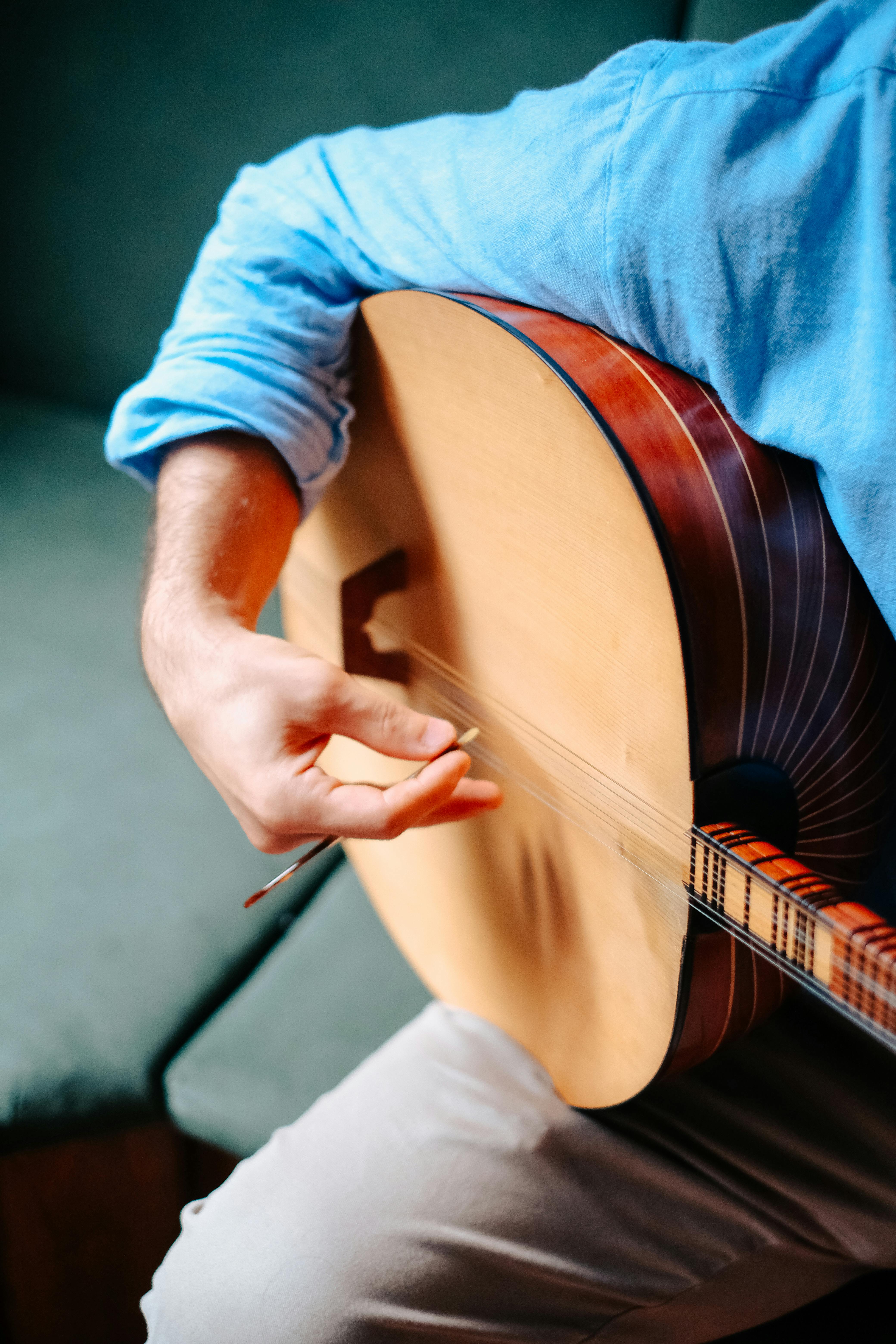 Man Playing Lute · Free Stock Photo