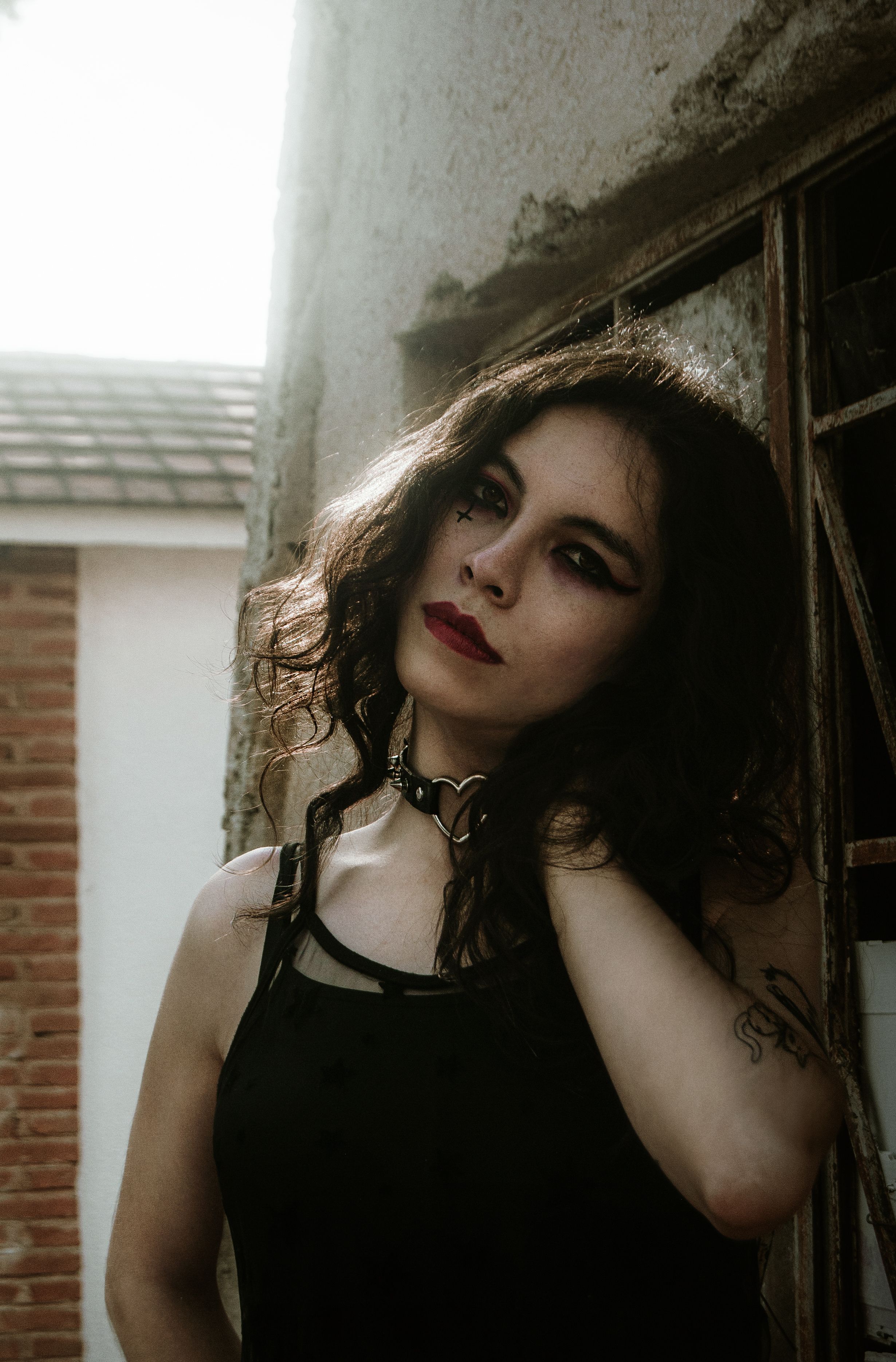 Portrait of a Woman Standing Outdoors · Free Stock Photo