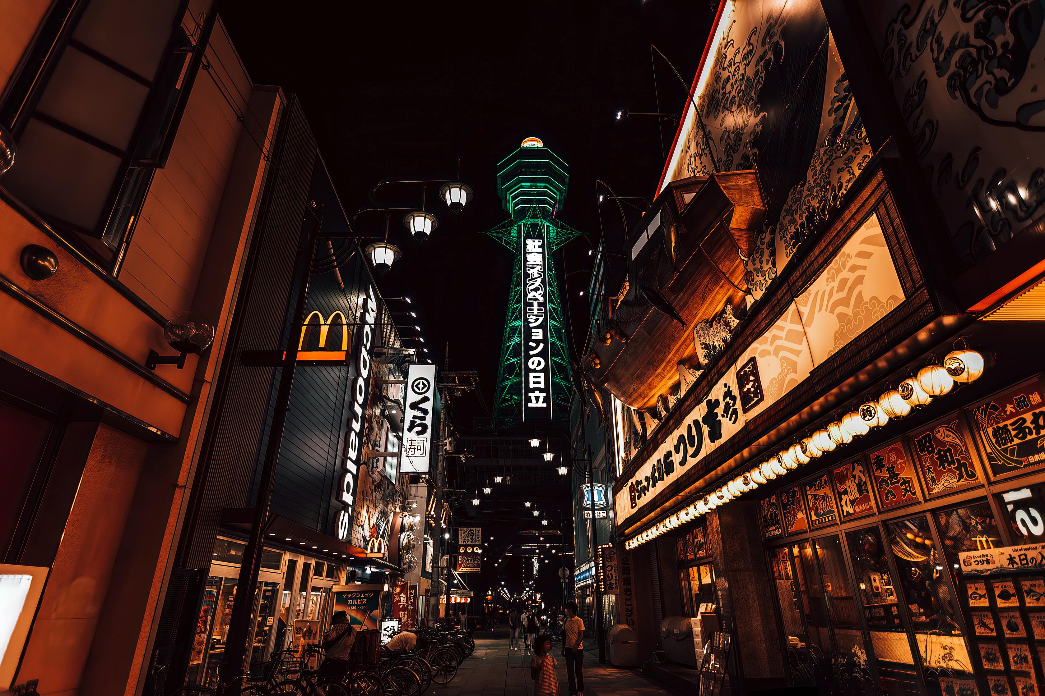 Illuminated Stores During Night Time · Free Stock Photo
