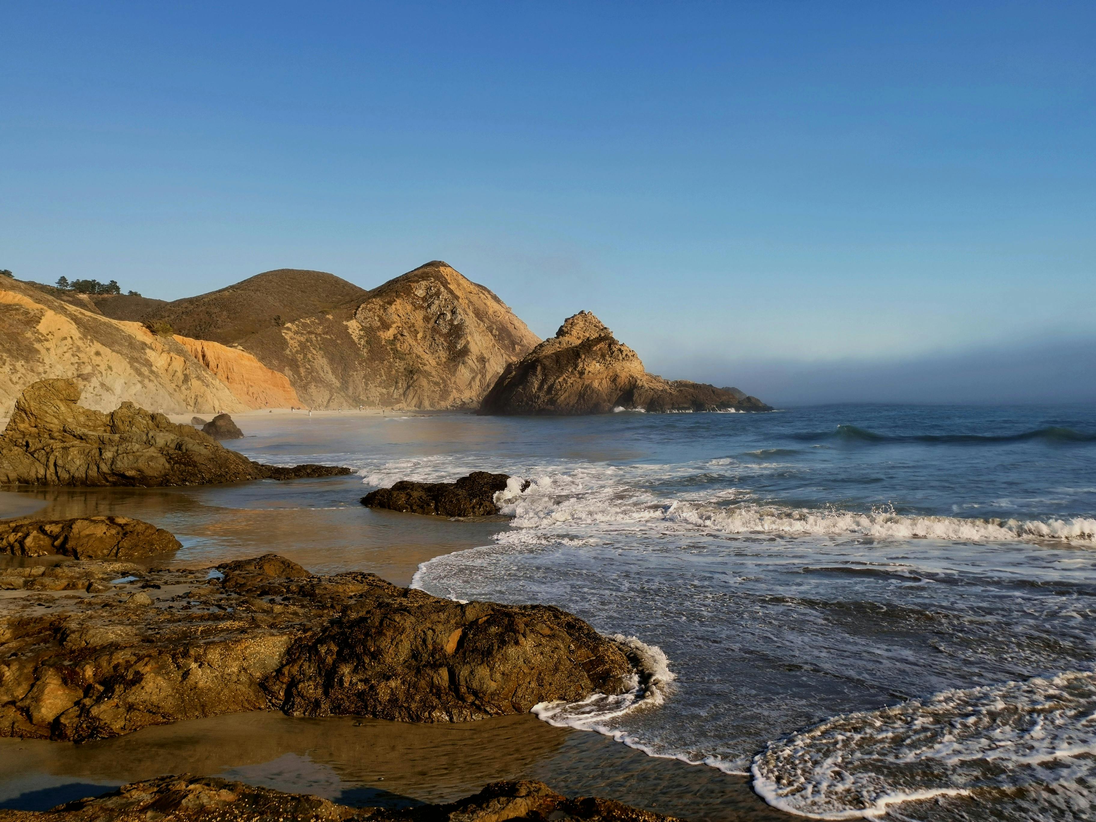 Pink Rock Beach Photos, Download The BEST Free Pink Rock Beach Stock ...