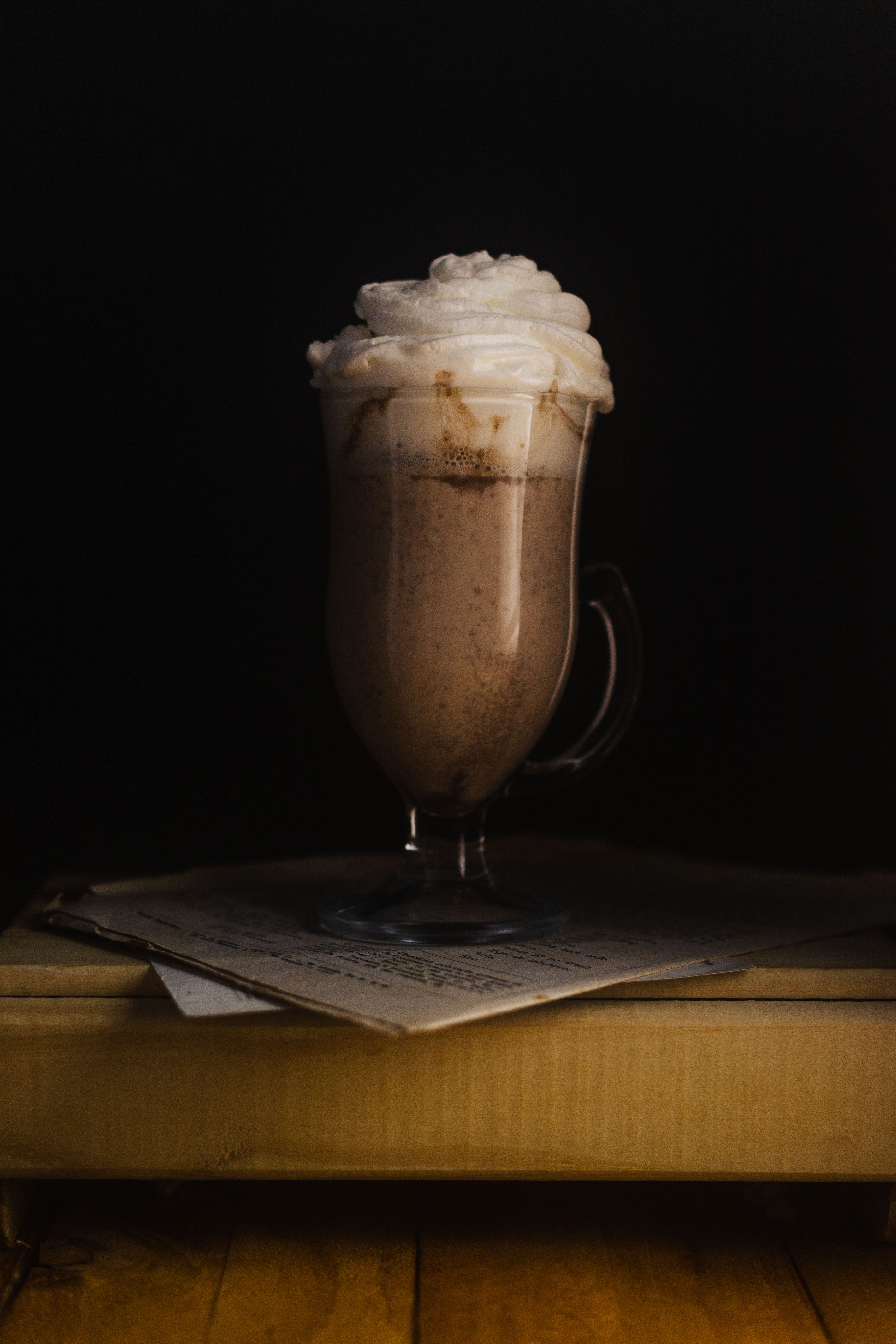 Milkshake in a Glass Cup · Free Stock Photo