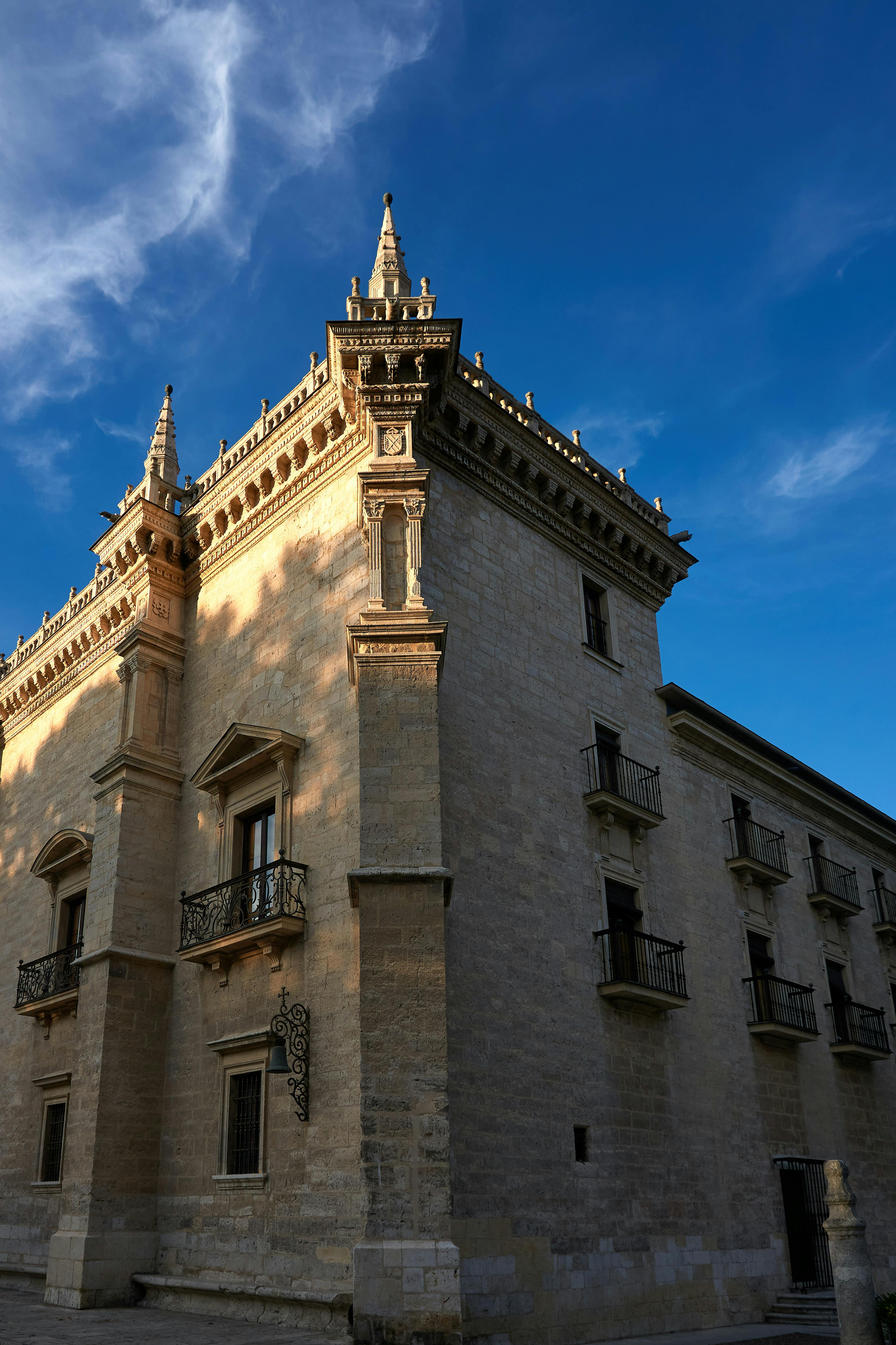 Old Castle Building on Sky Background · Free Stock Photo
