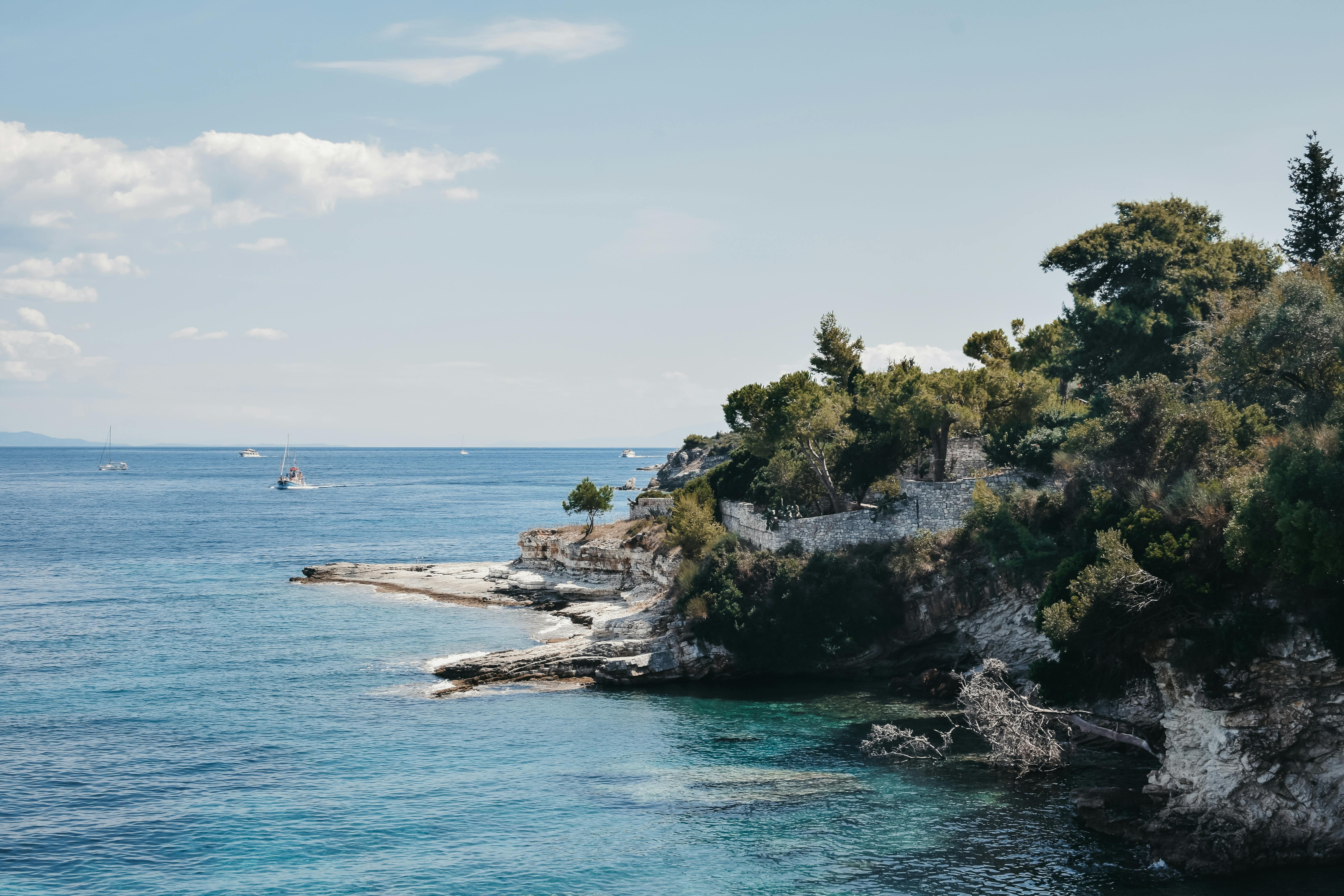 View of Rocks Formation on the Seacoast · Free Stock Photo