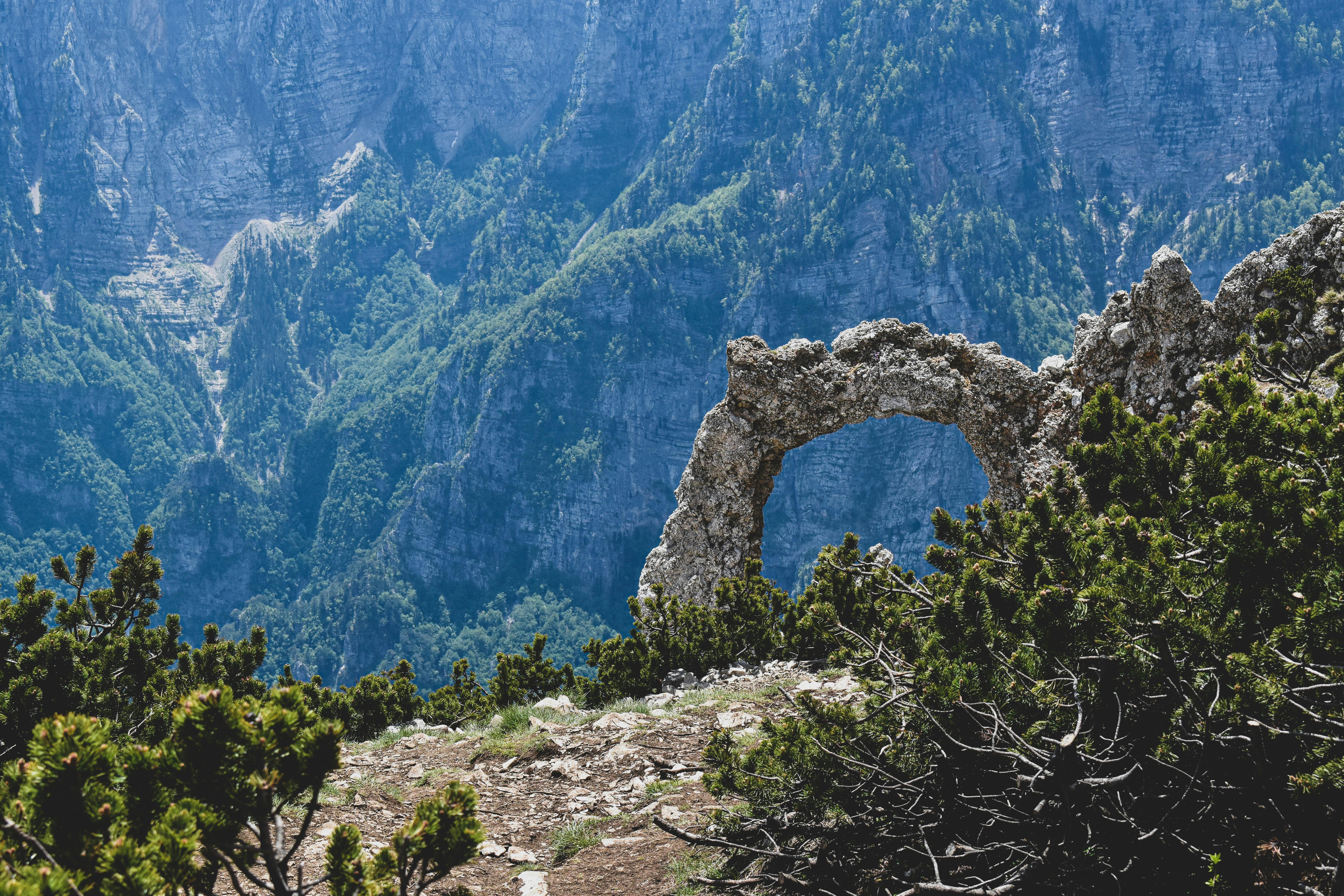 Cliff in Mountains Landscape · Free Stock Photo
