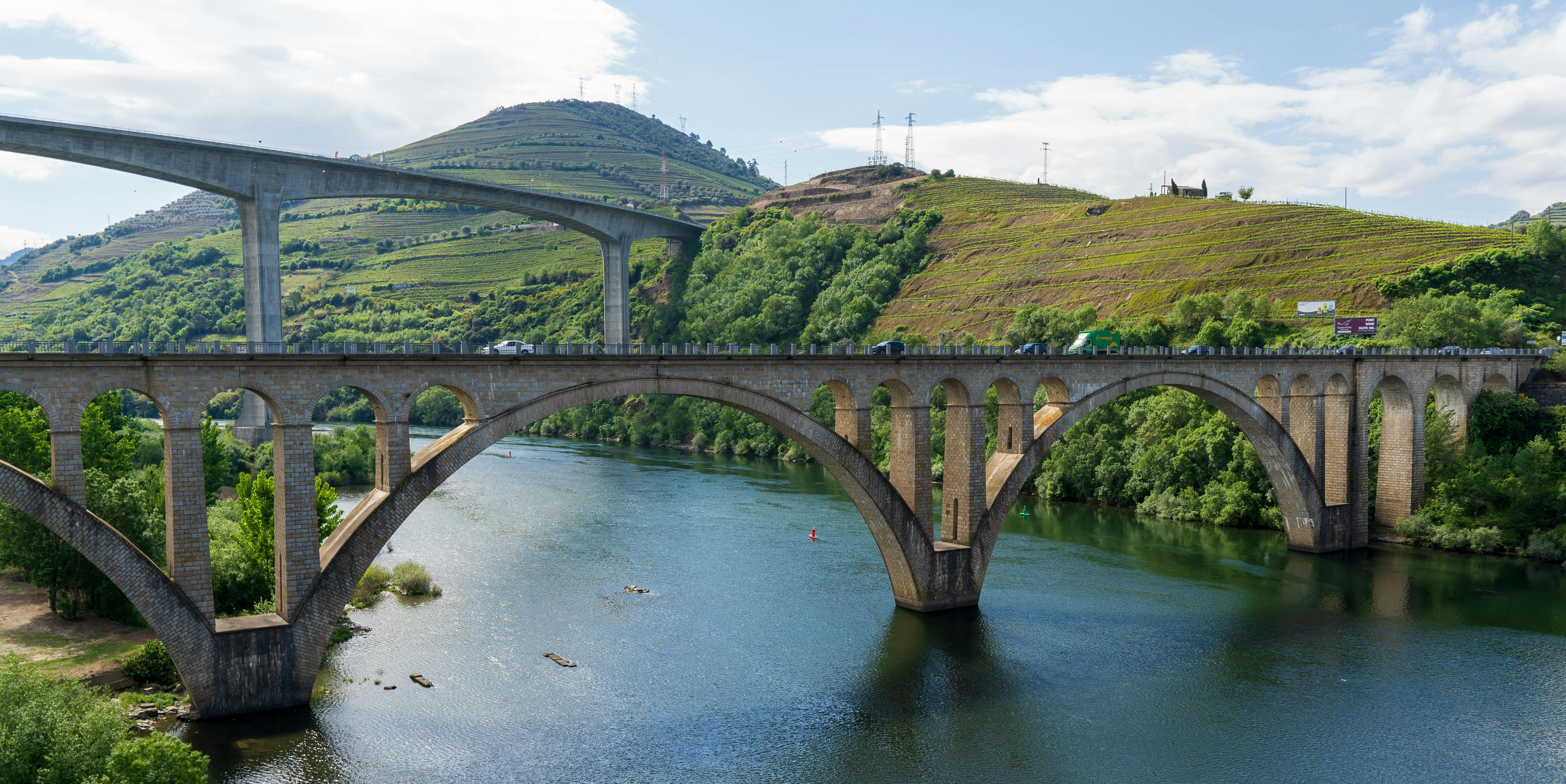 Concrete Bridge Across the River · Free Stock Photo