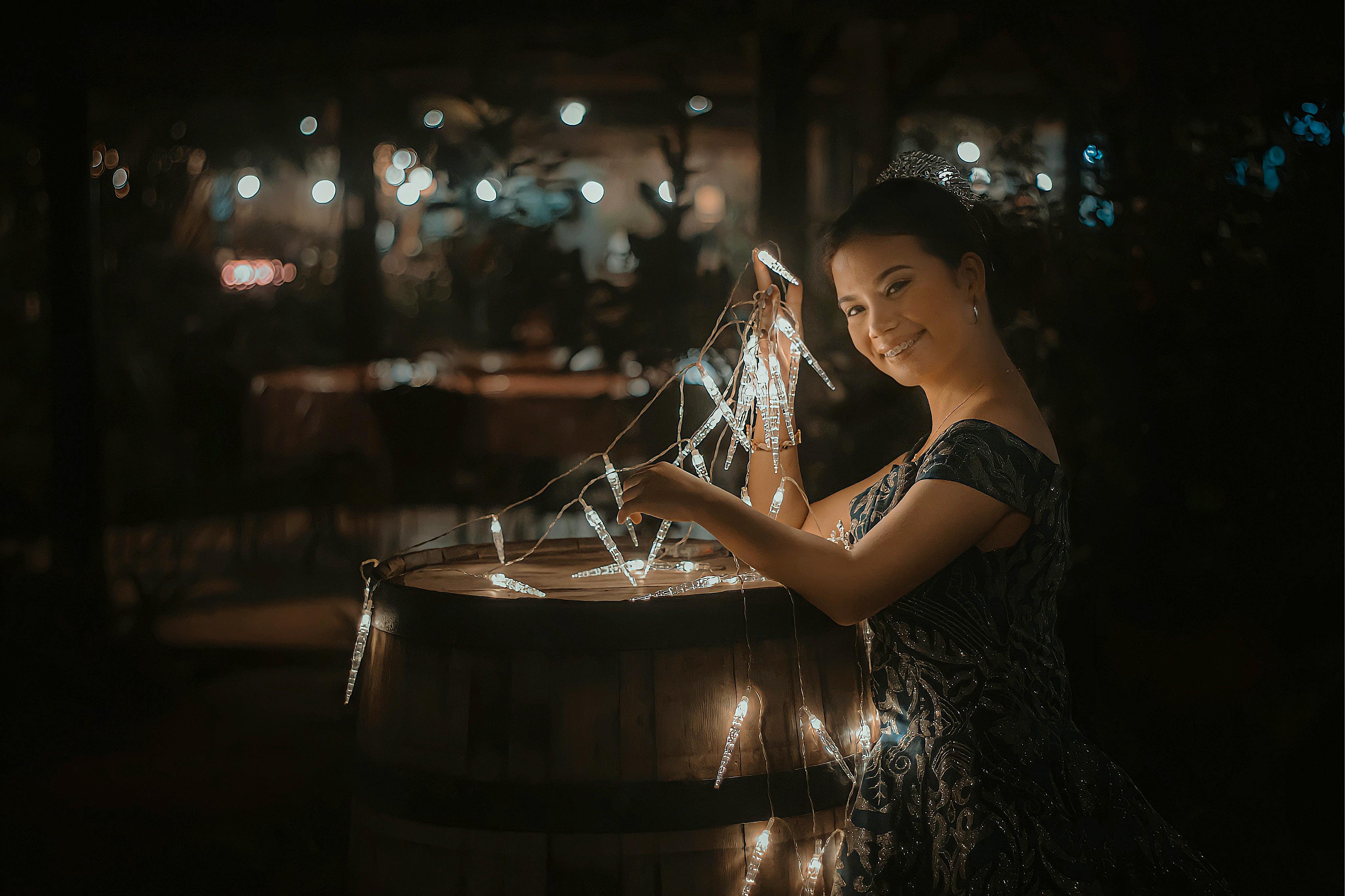 A Person Pinning Photos on the Map · Free Stock Photo