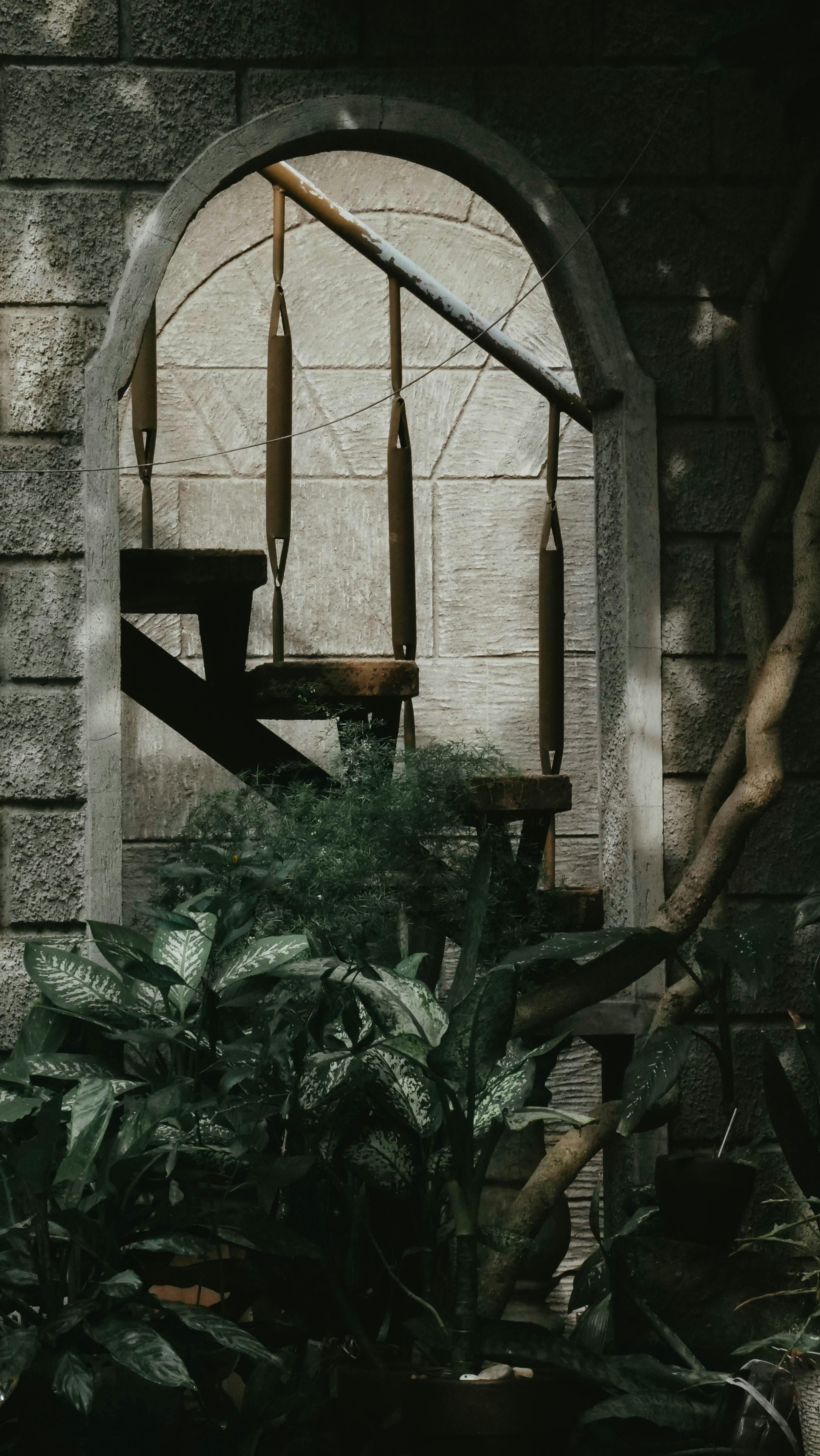 Black Steel Frame on Wall · Free Stock Photo