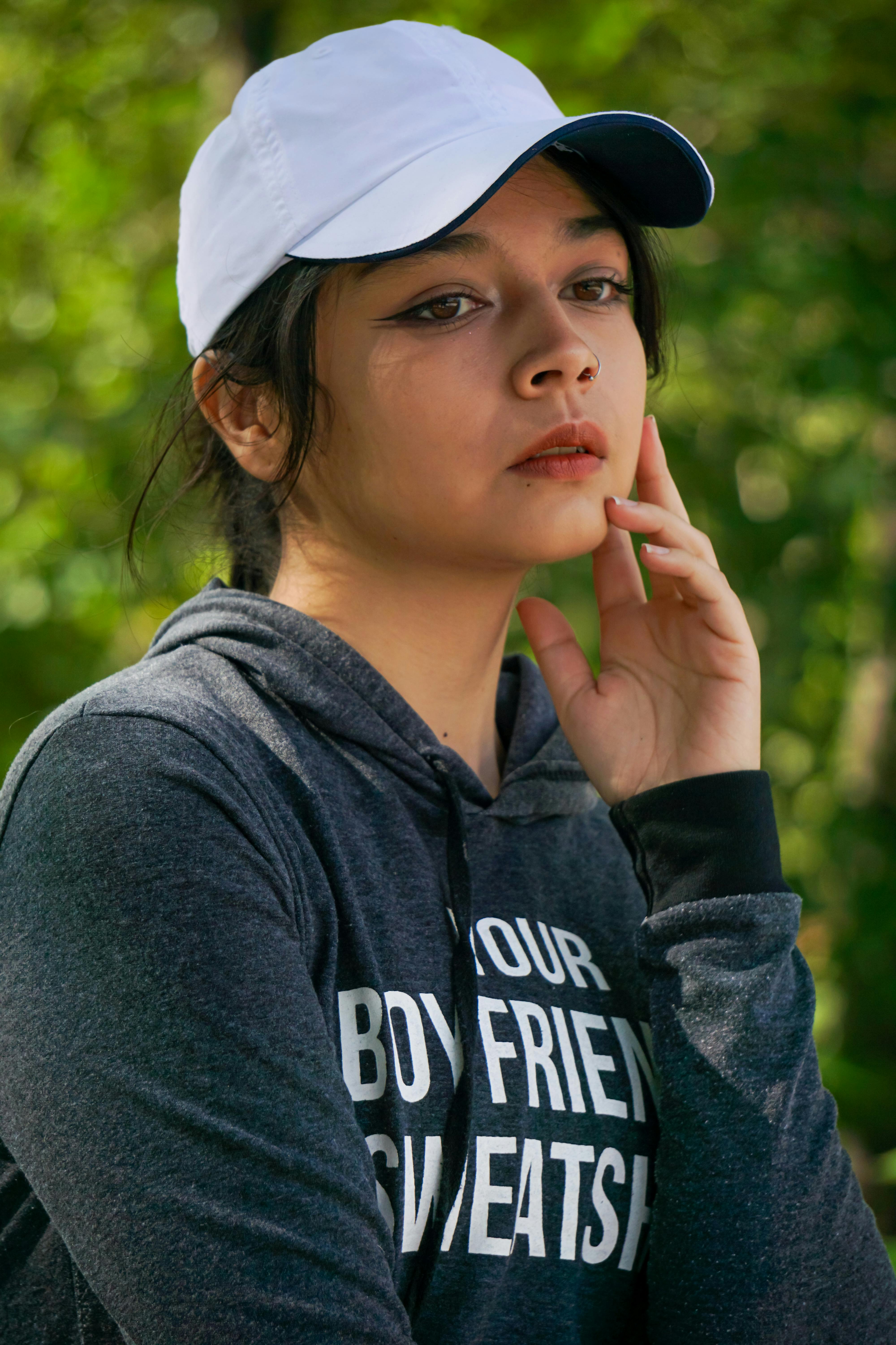 Woman Wearing a Cap · Free Stock Photo