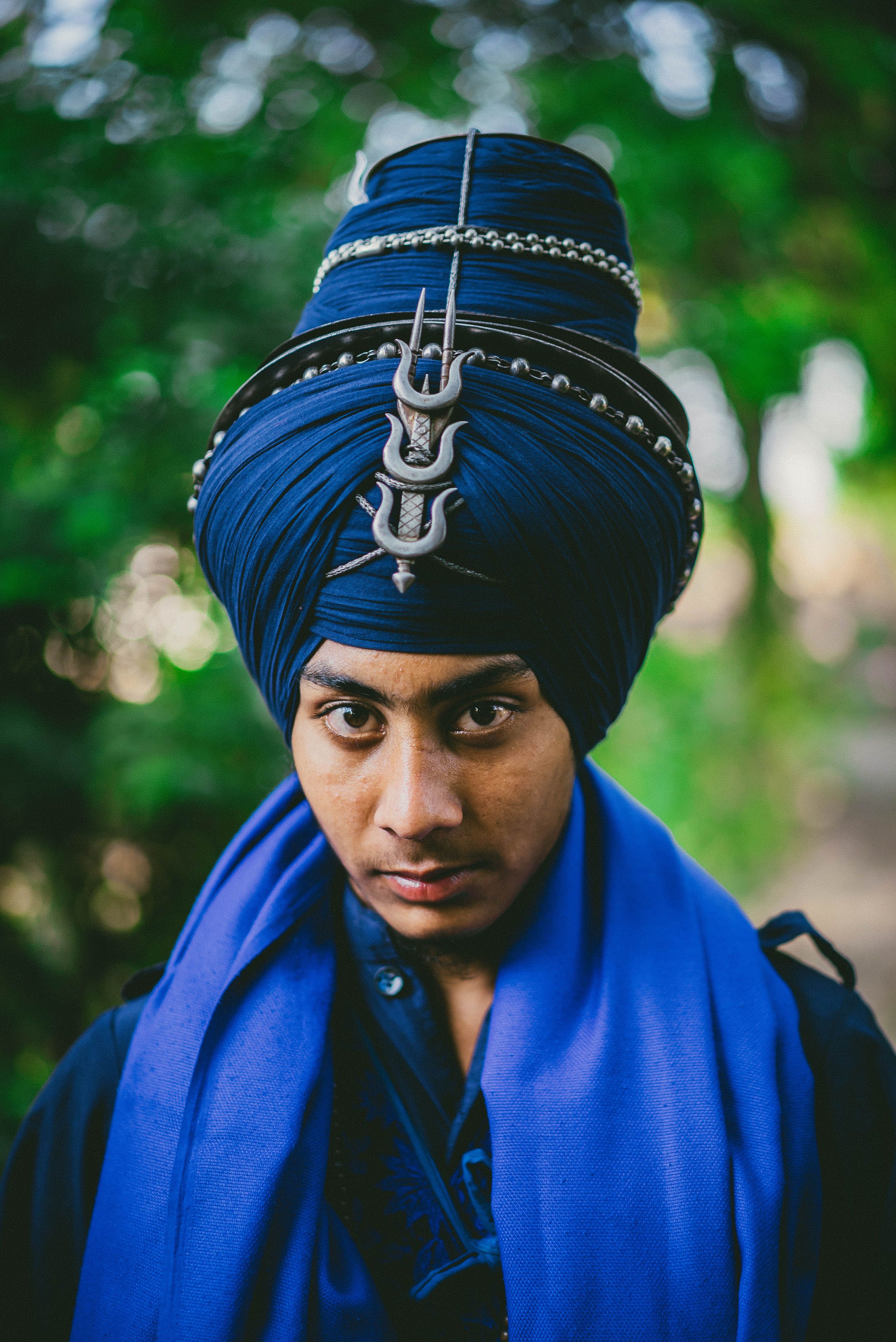 Man in Traditional Clothing and Turban · Free Stock Photo