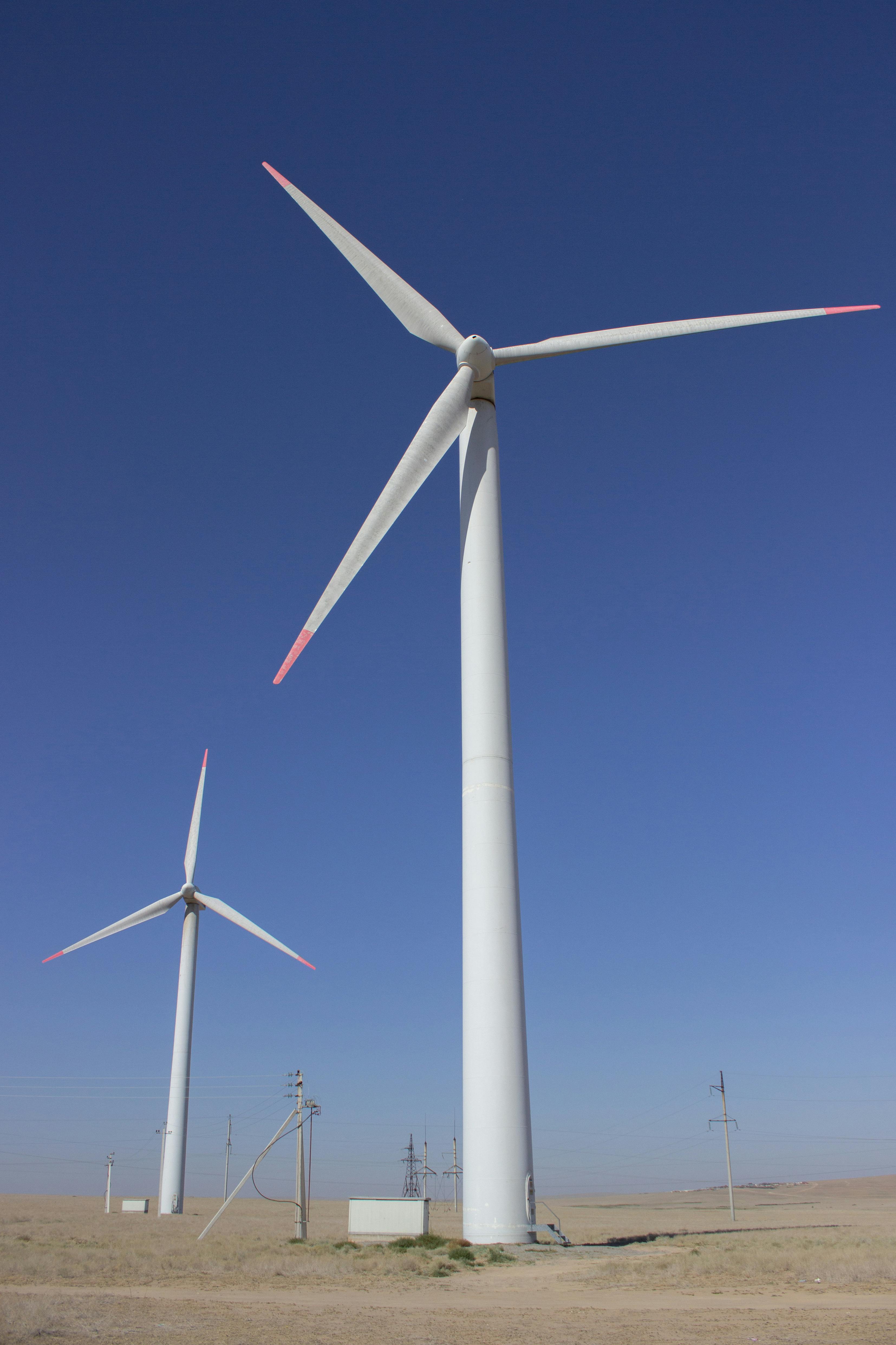 White Windmill Under the Blue Sky · Free Stock Photo