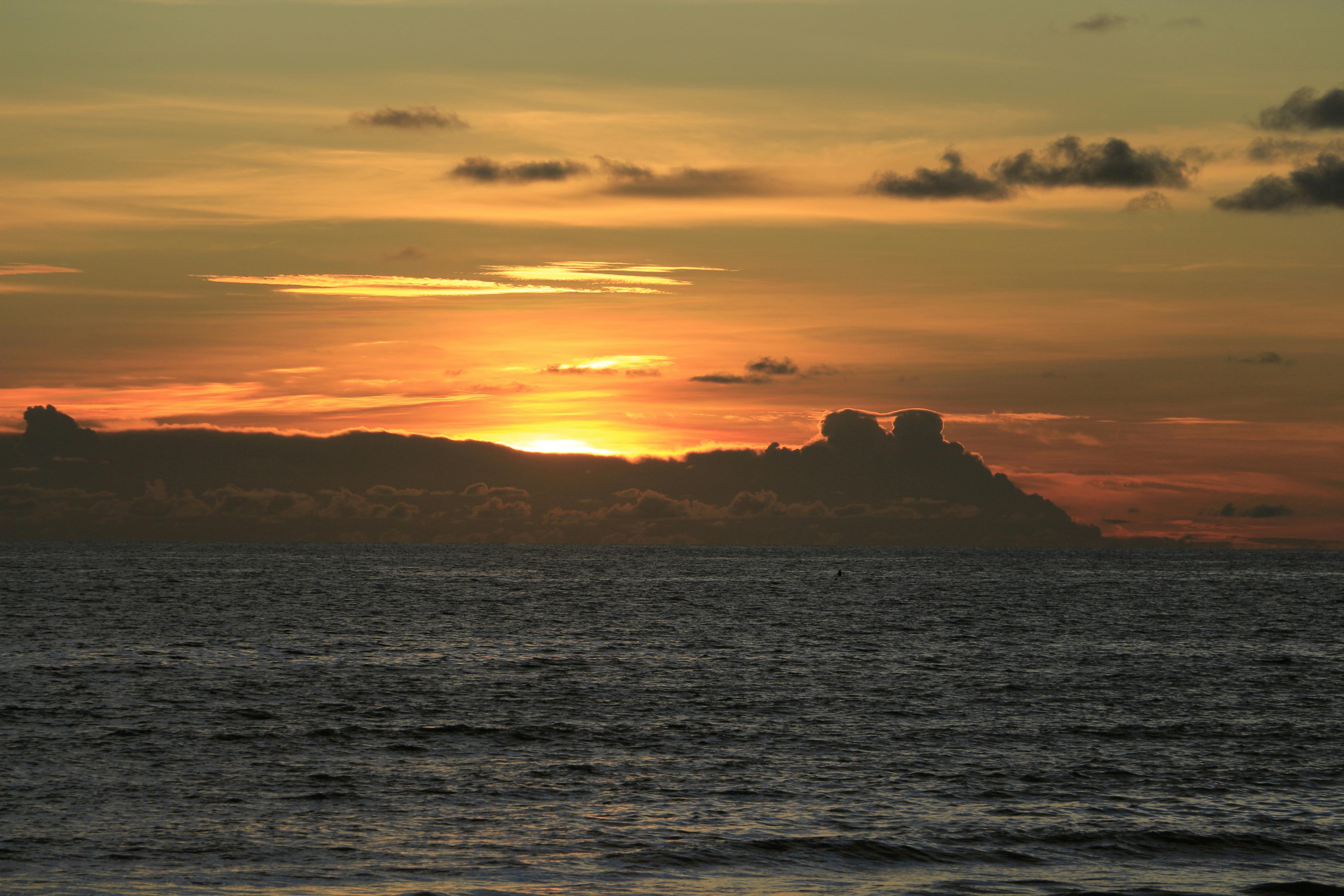 Ocean View During Sunset · Free Stock Photo