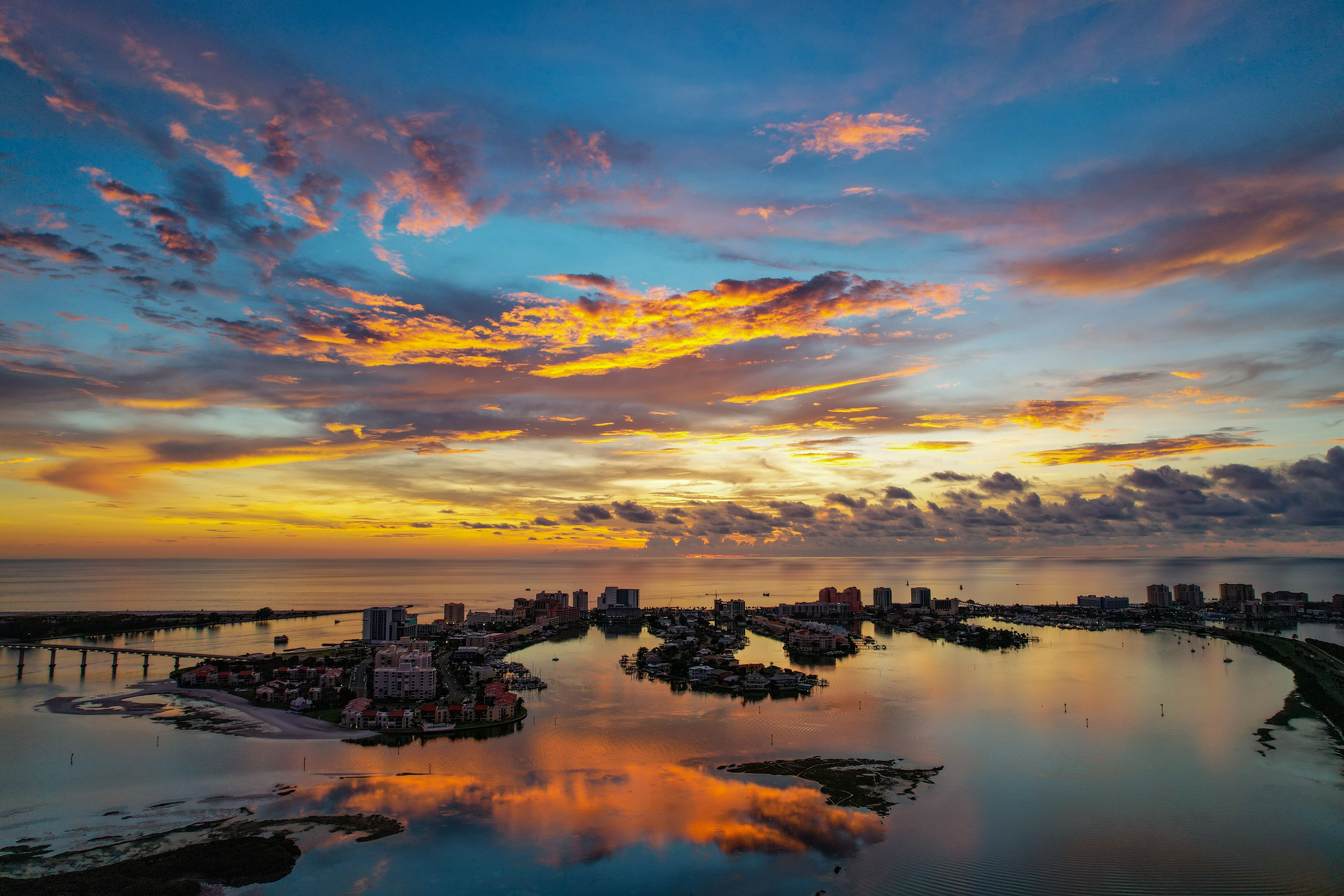Body of Water during Sunset · Free Stock Photo