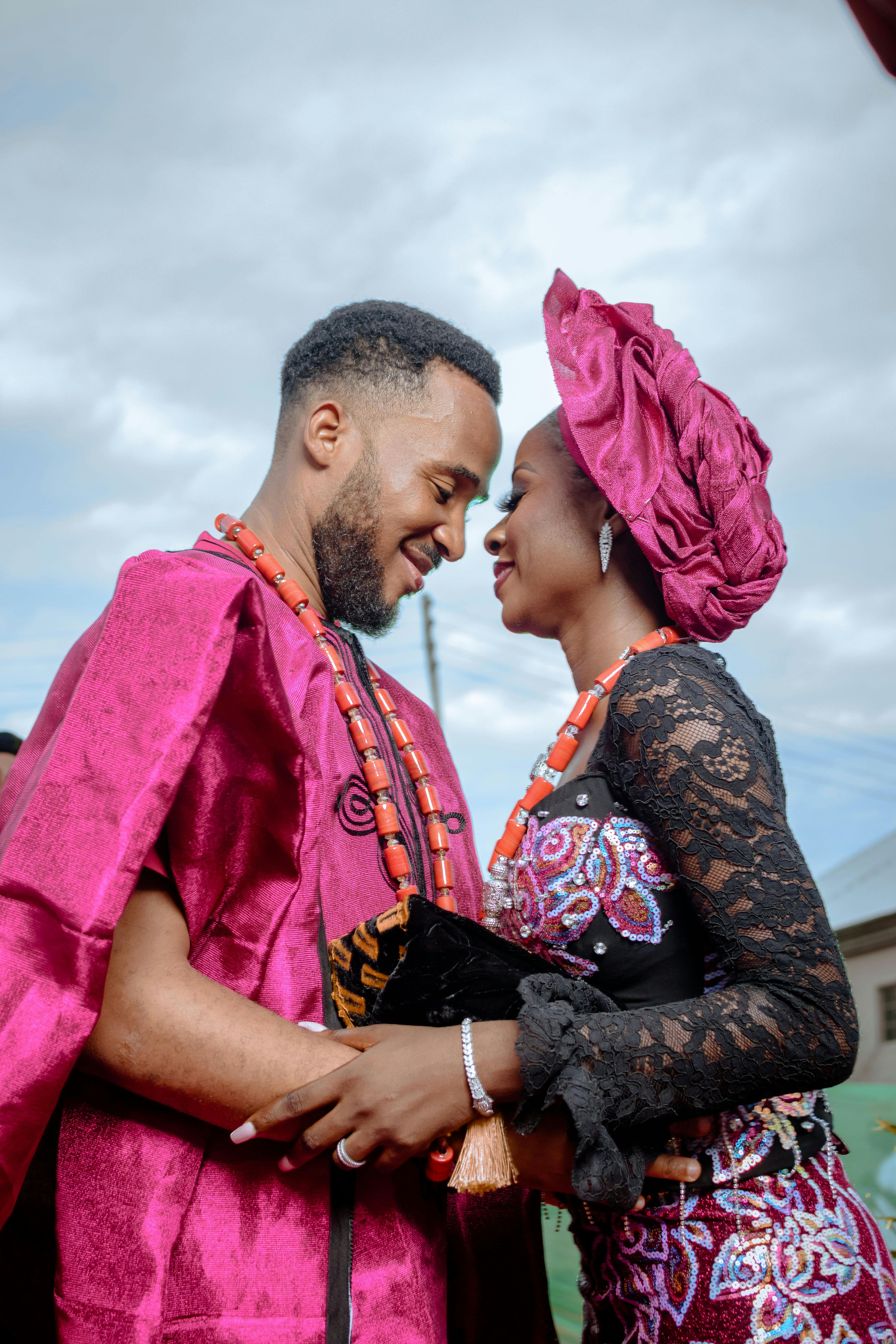 Man and Woman Standing Face to Face · Free Stock Photo