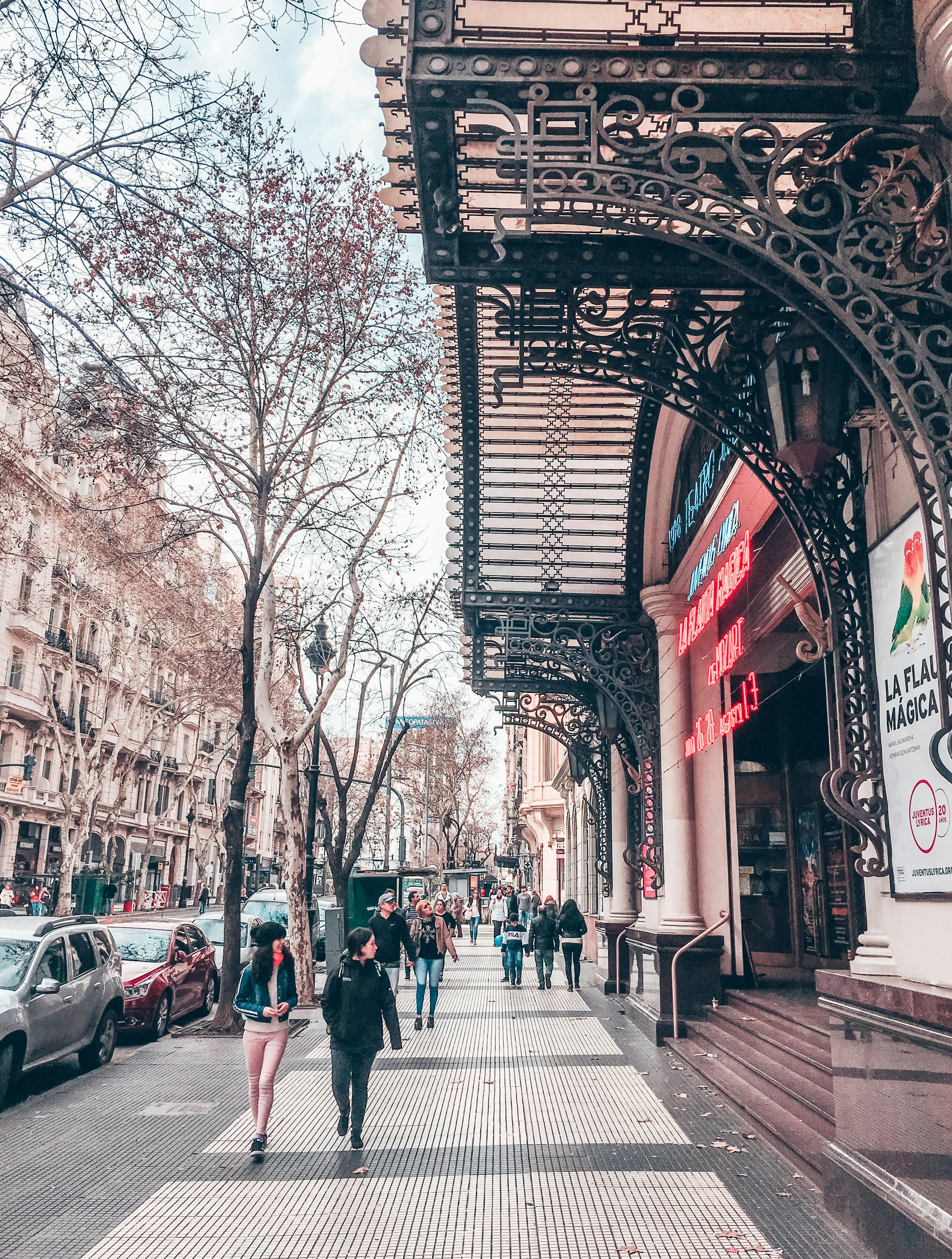 Photo of Downstairs Between Orange Buildings · Free Stock Photo