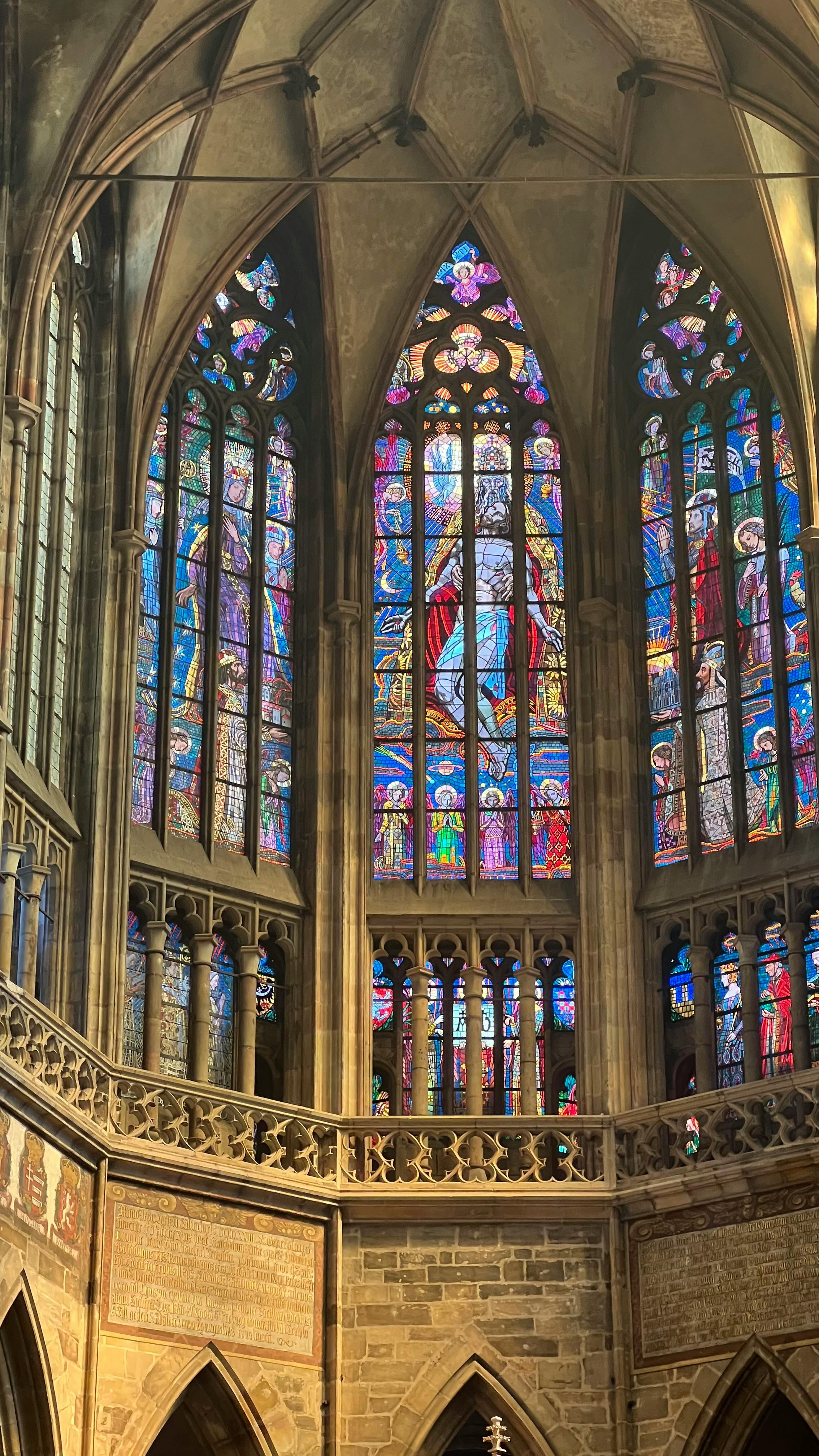 Stained Glasses Used in Church Windows · Free Stock Photo