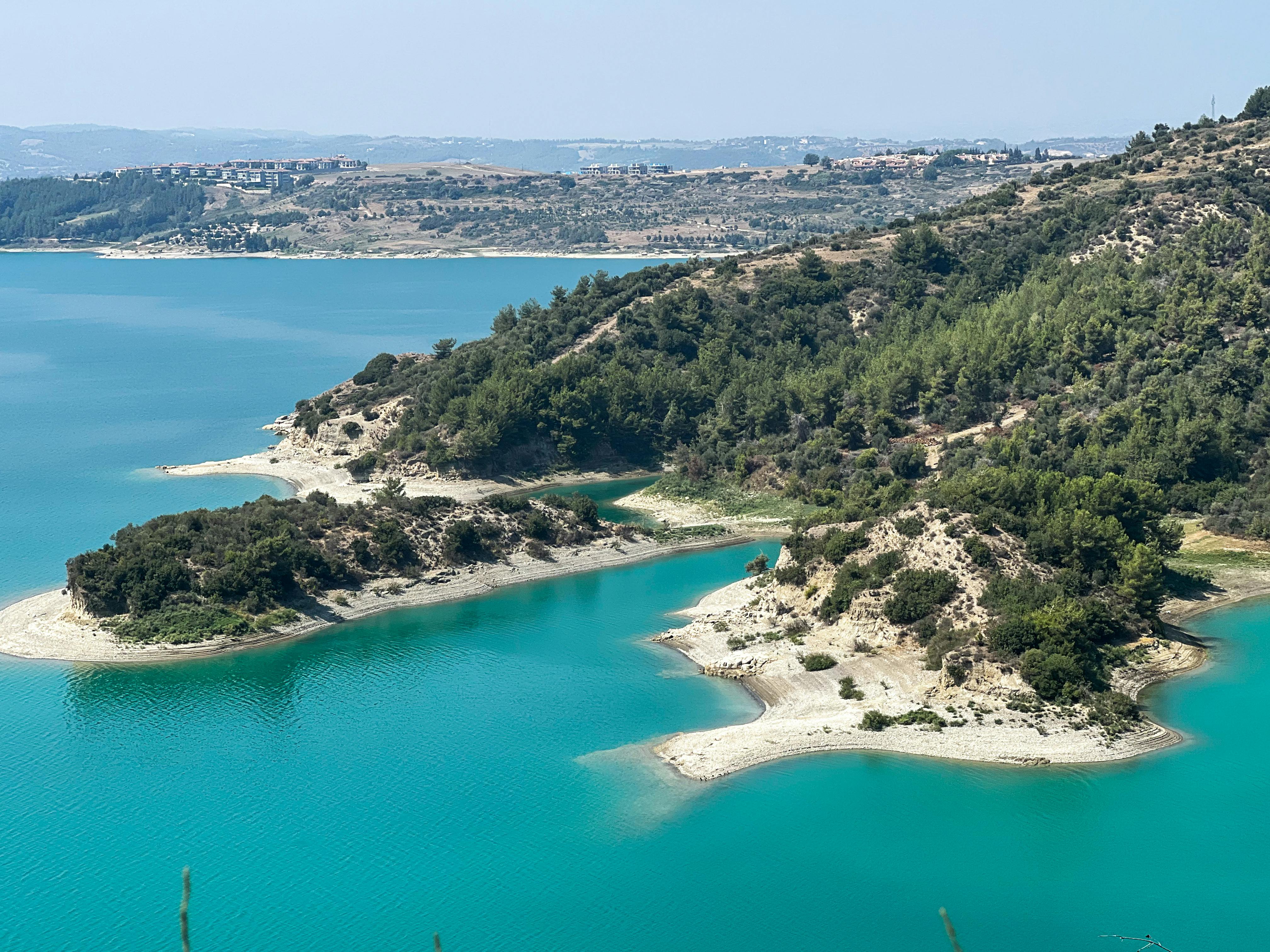 An Aerial Photography of Seyhan Dam · Free Stock Photo