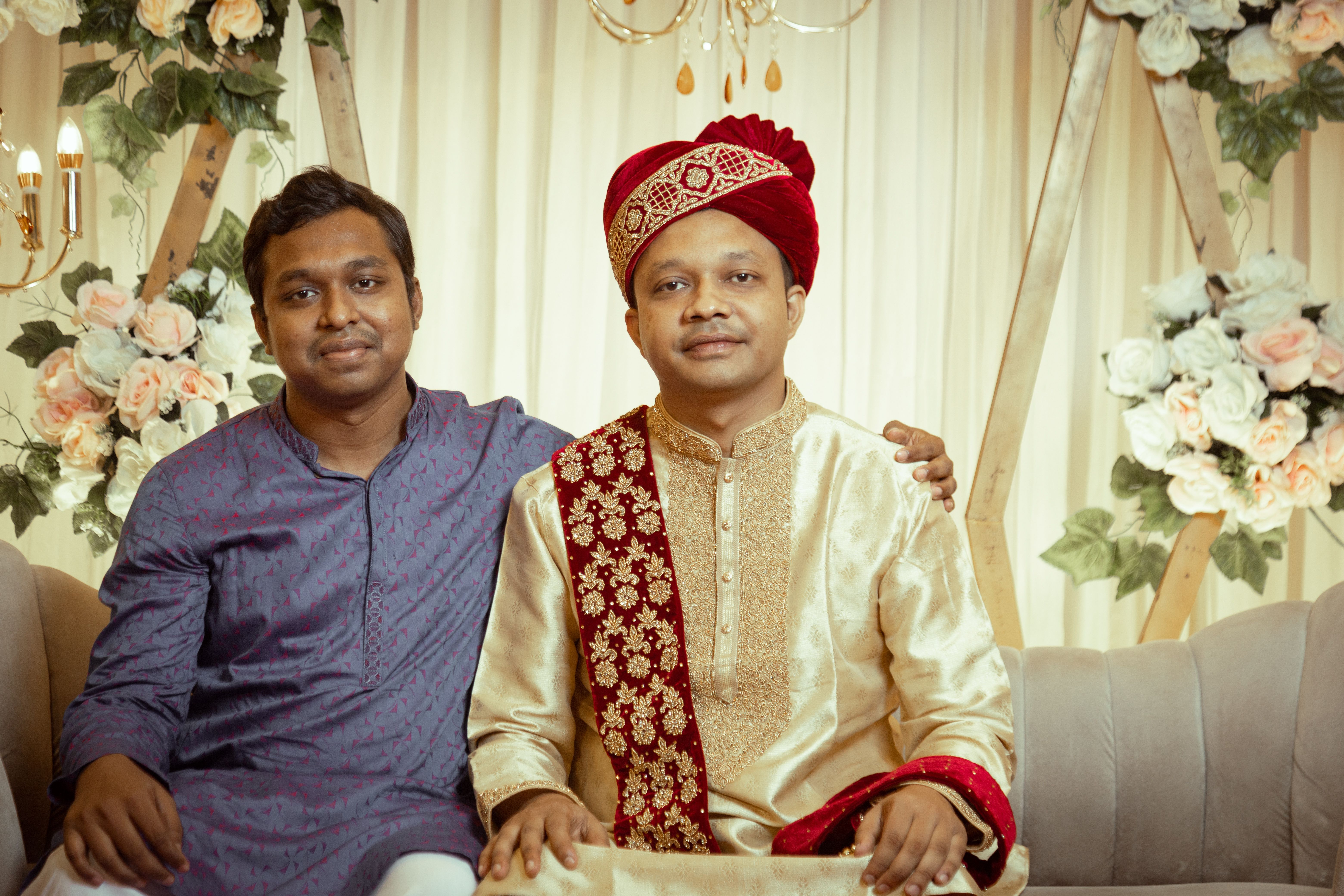 Portrait of Two Men Sitting · Free Stock Photo