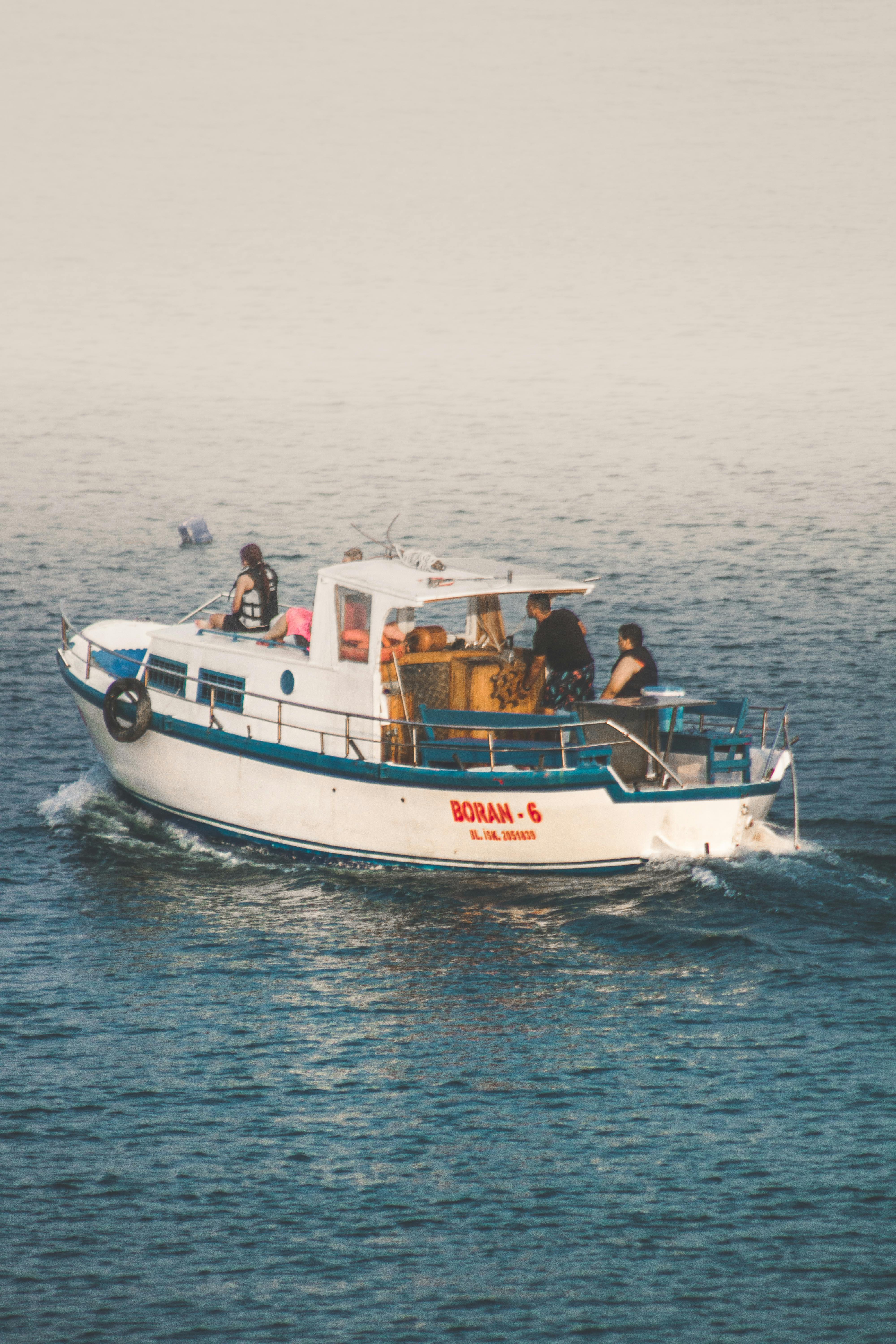 Aerial View Photo of Motor Boat on Sea · Free Stock Photo