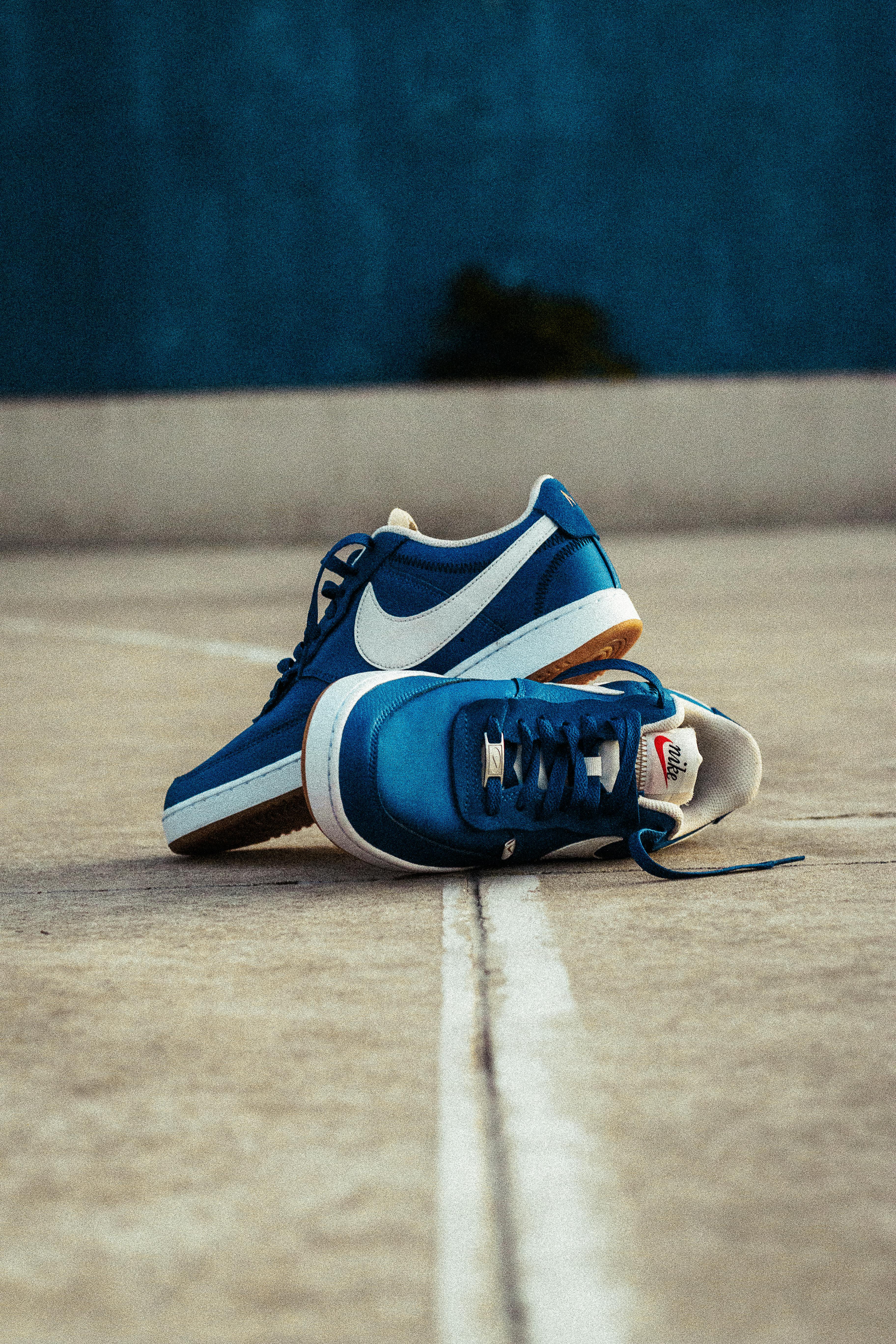 Blue Shoes on the Ground · Free Stock Photo