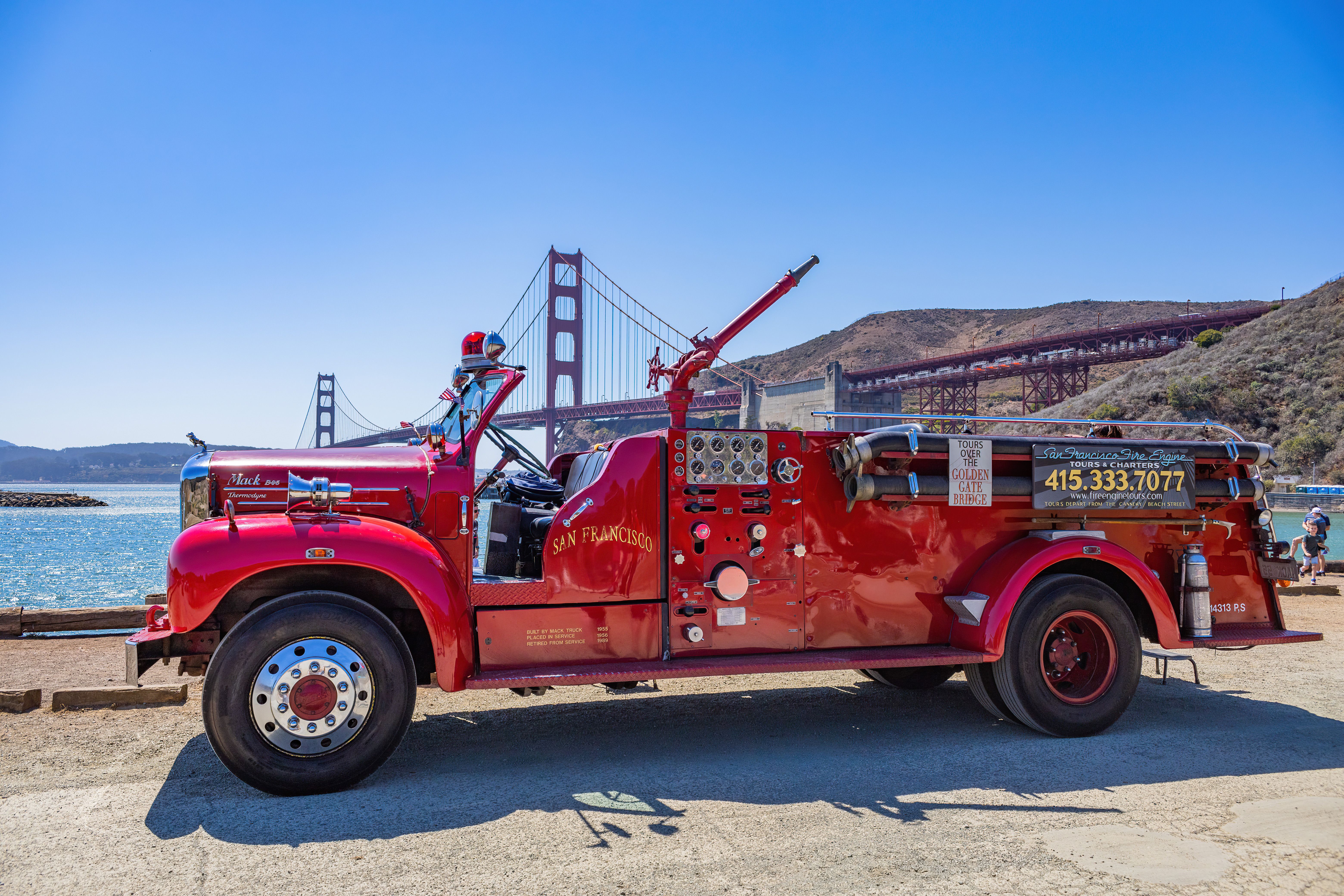 Red and White Fire Truck on Road · Free Stock Photo