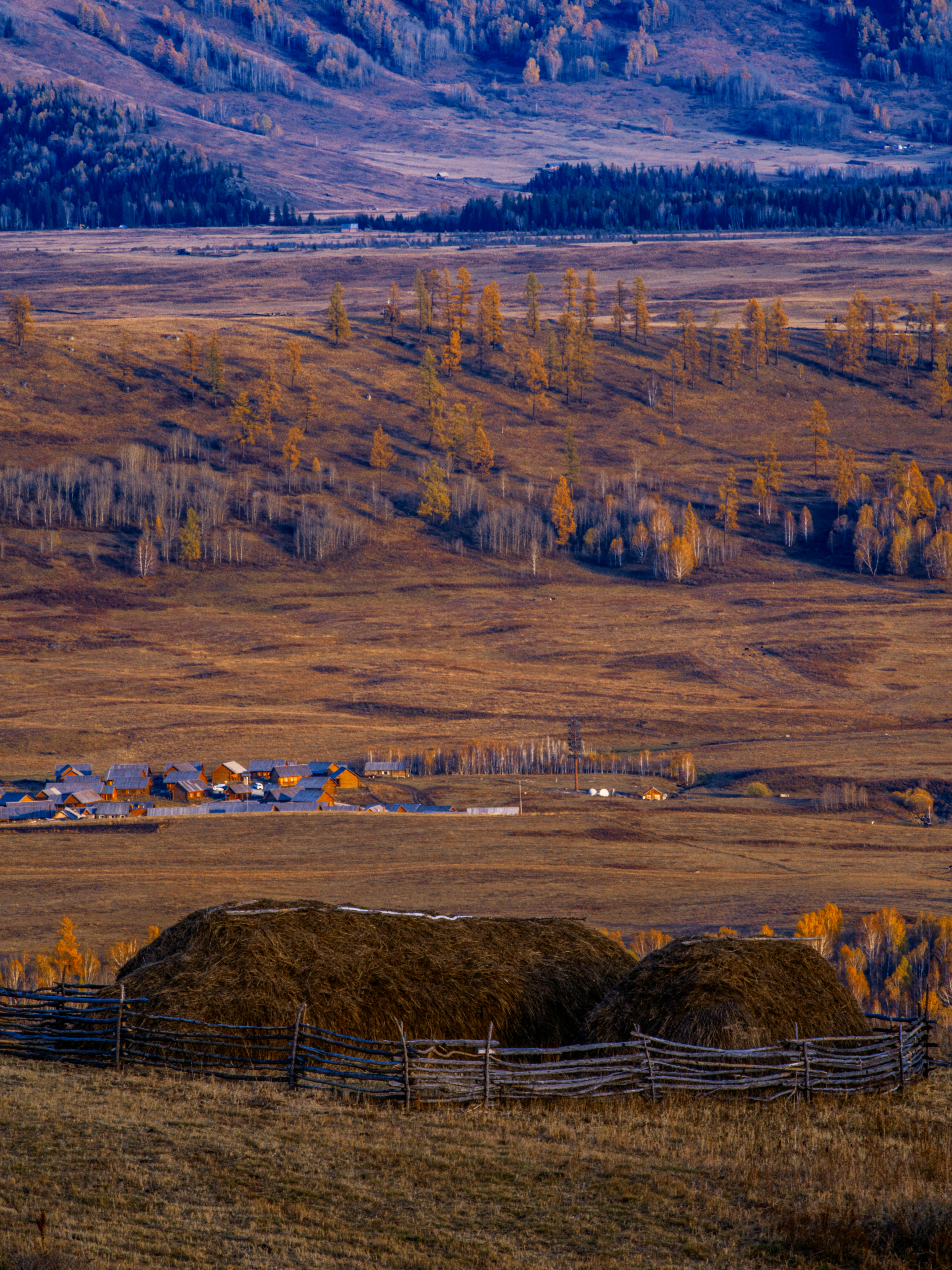 Village on Plains · Free Stock Photo