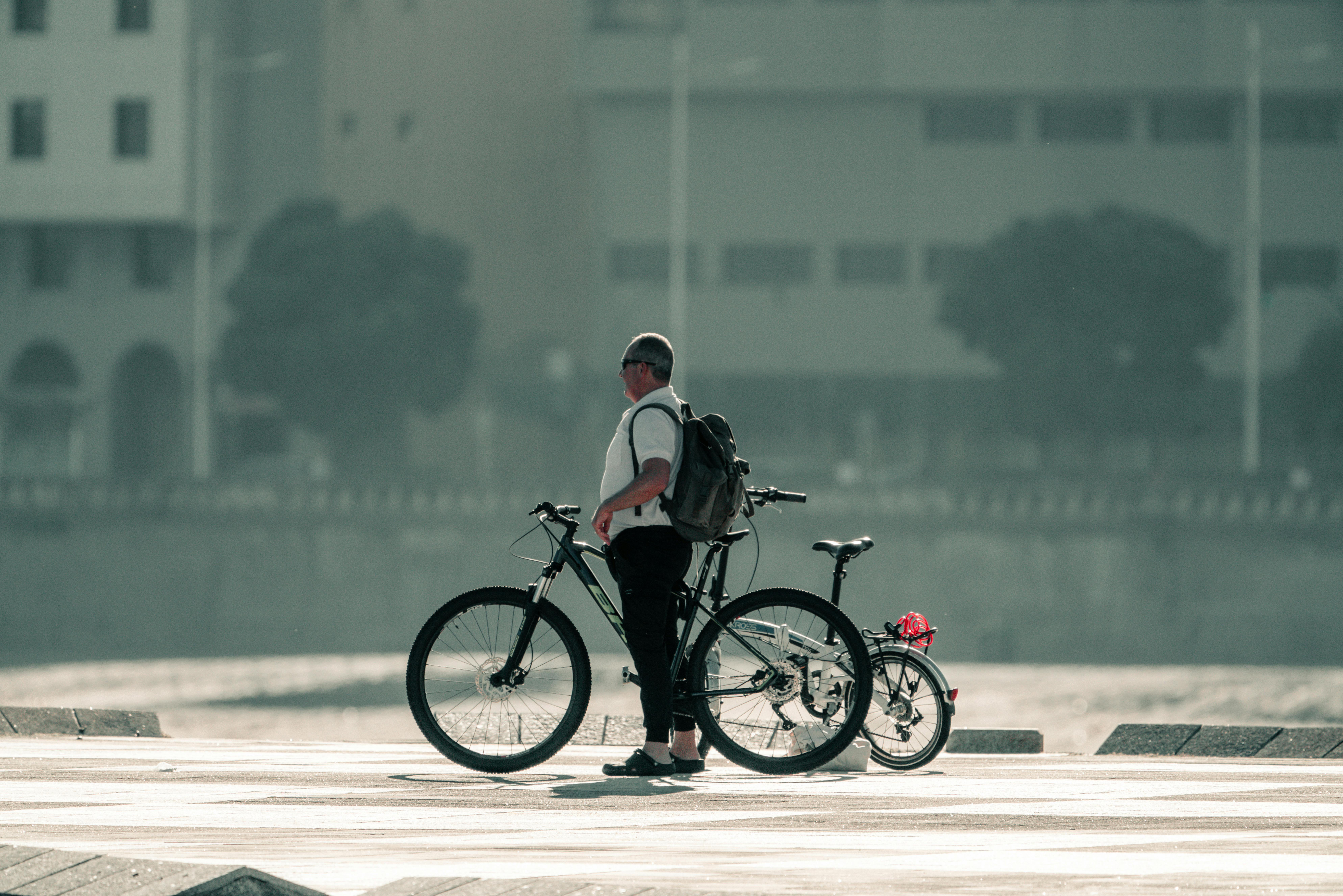 A Man Riding a Bicycle · Free Stock Photo