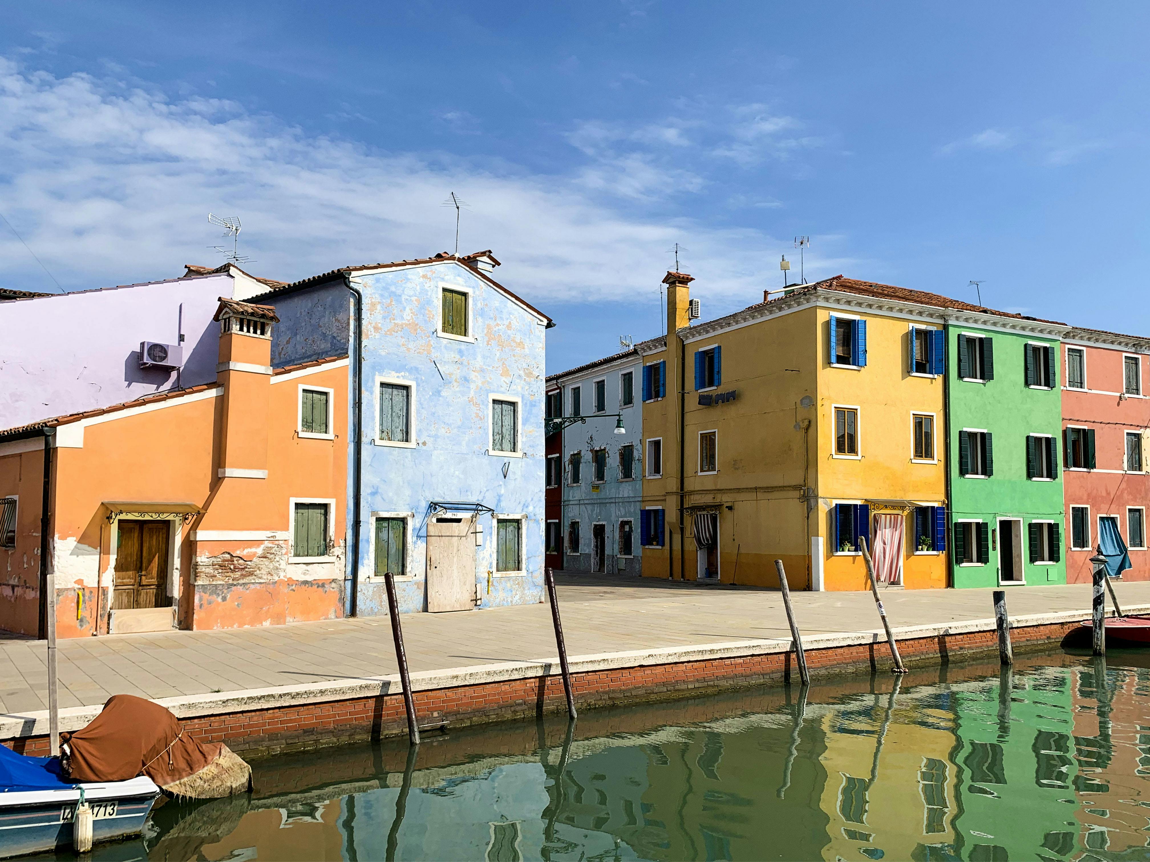 Colorful Seaside Houses on Burano Island · Free Stock Photo