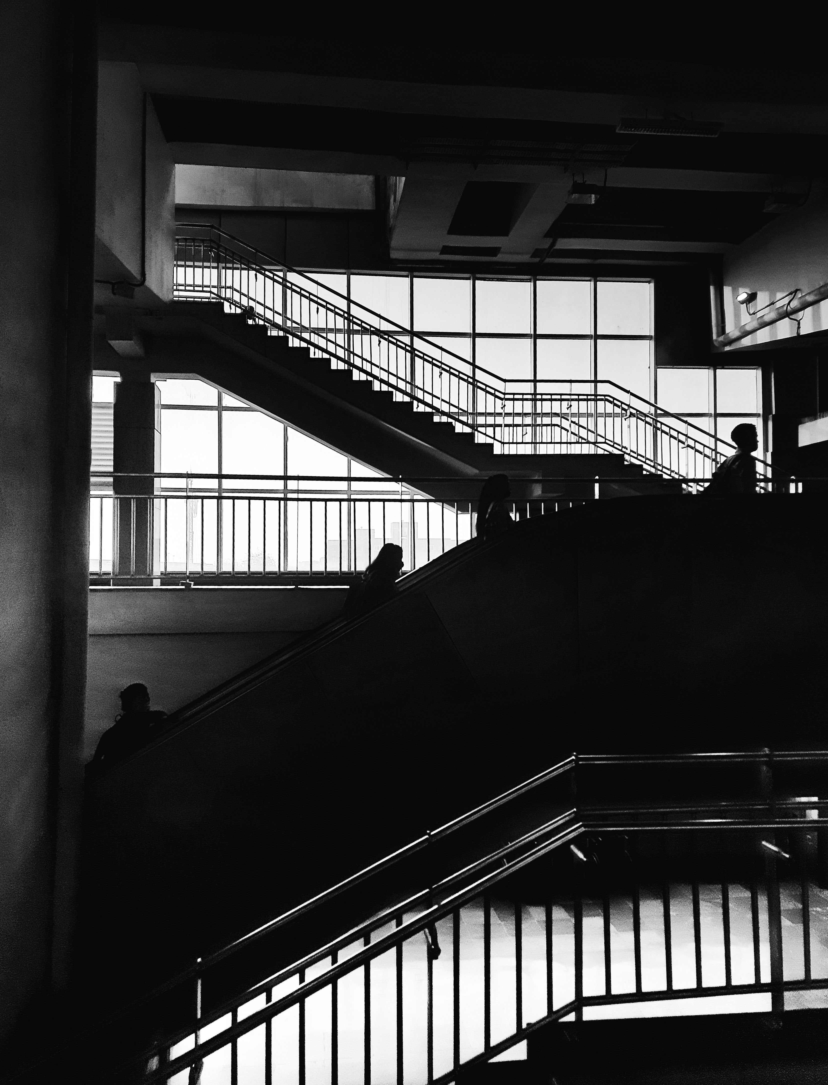 A Person Walking Up the Stairs · Free Stock Photo