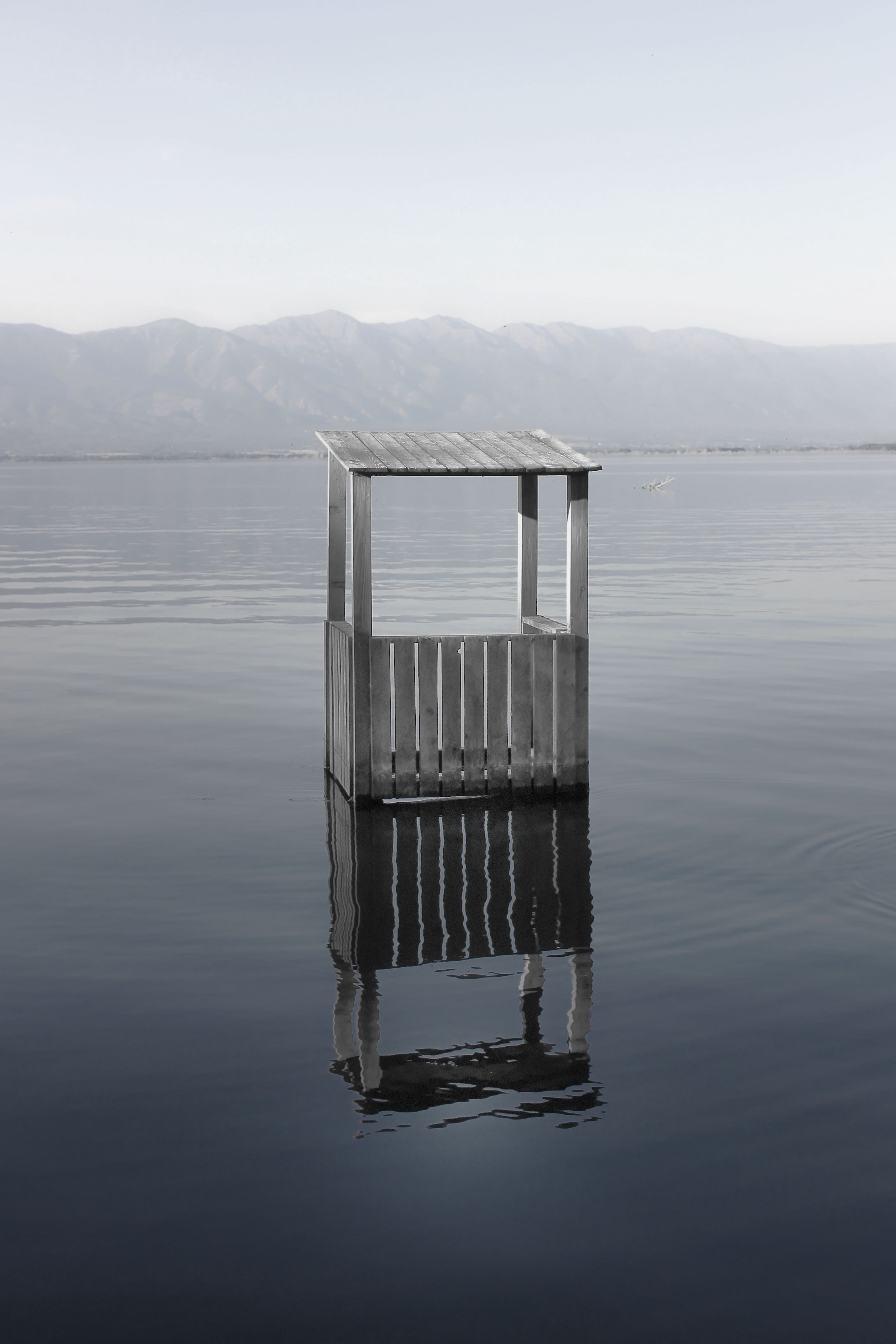 Wooden Shed in Water · Free Stock Photo