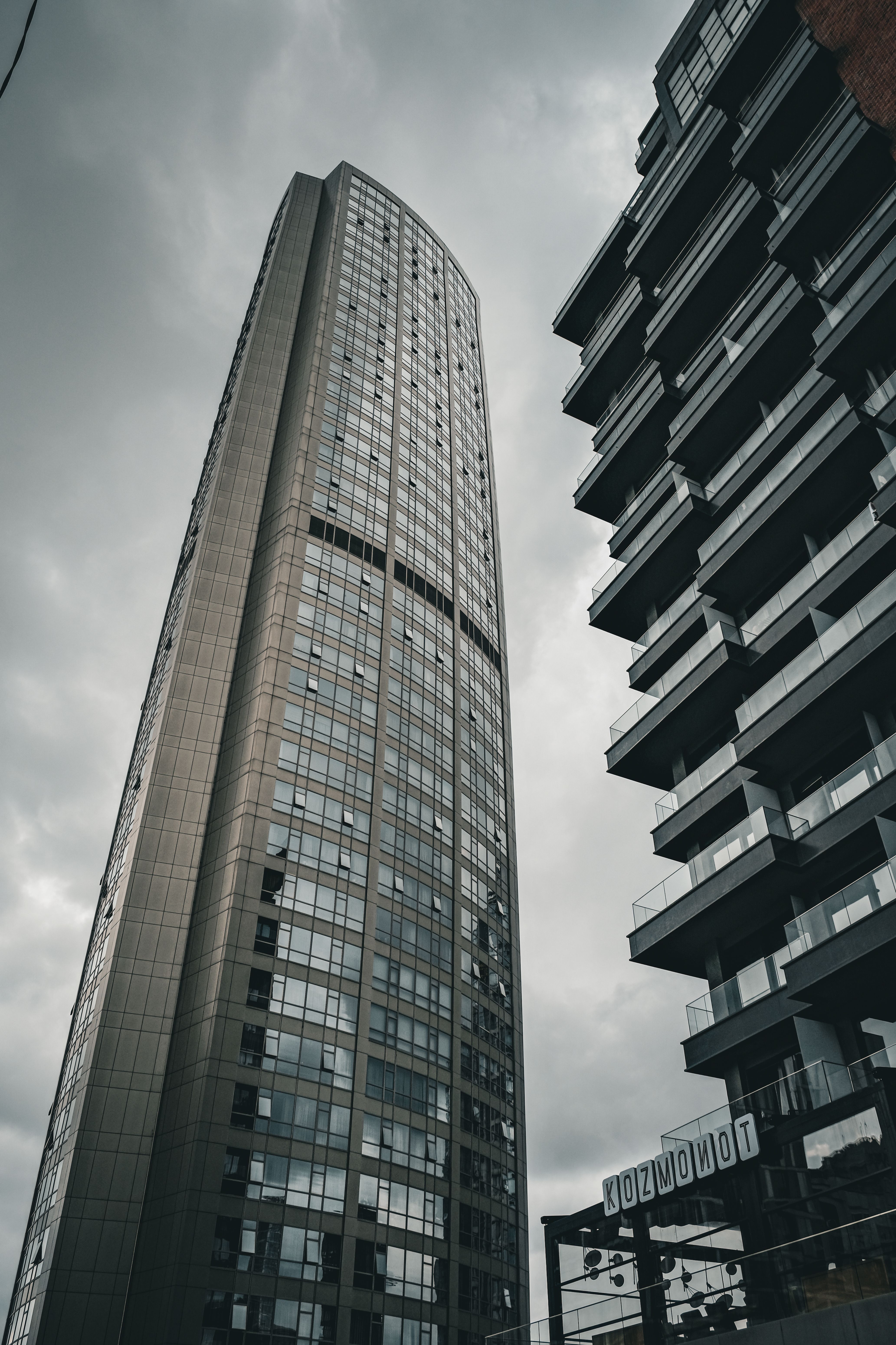 Low-Angle Shot of High Rise Buildings in the City · Free Stock Photo