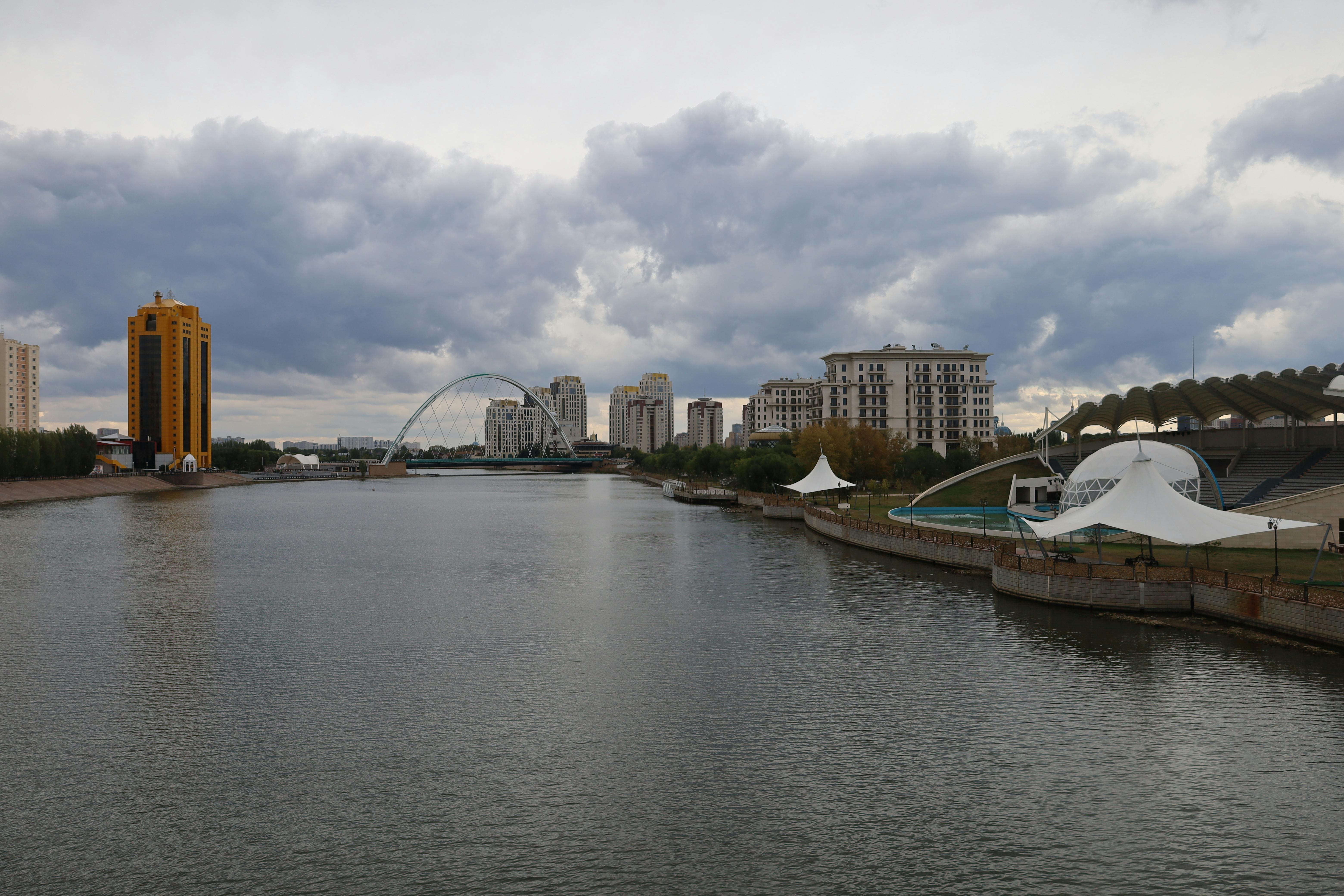 Ishim River in Astana, Kazakhstan · Free Stock Photo
