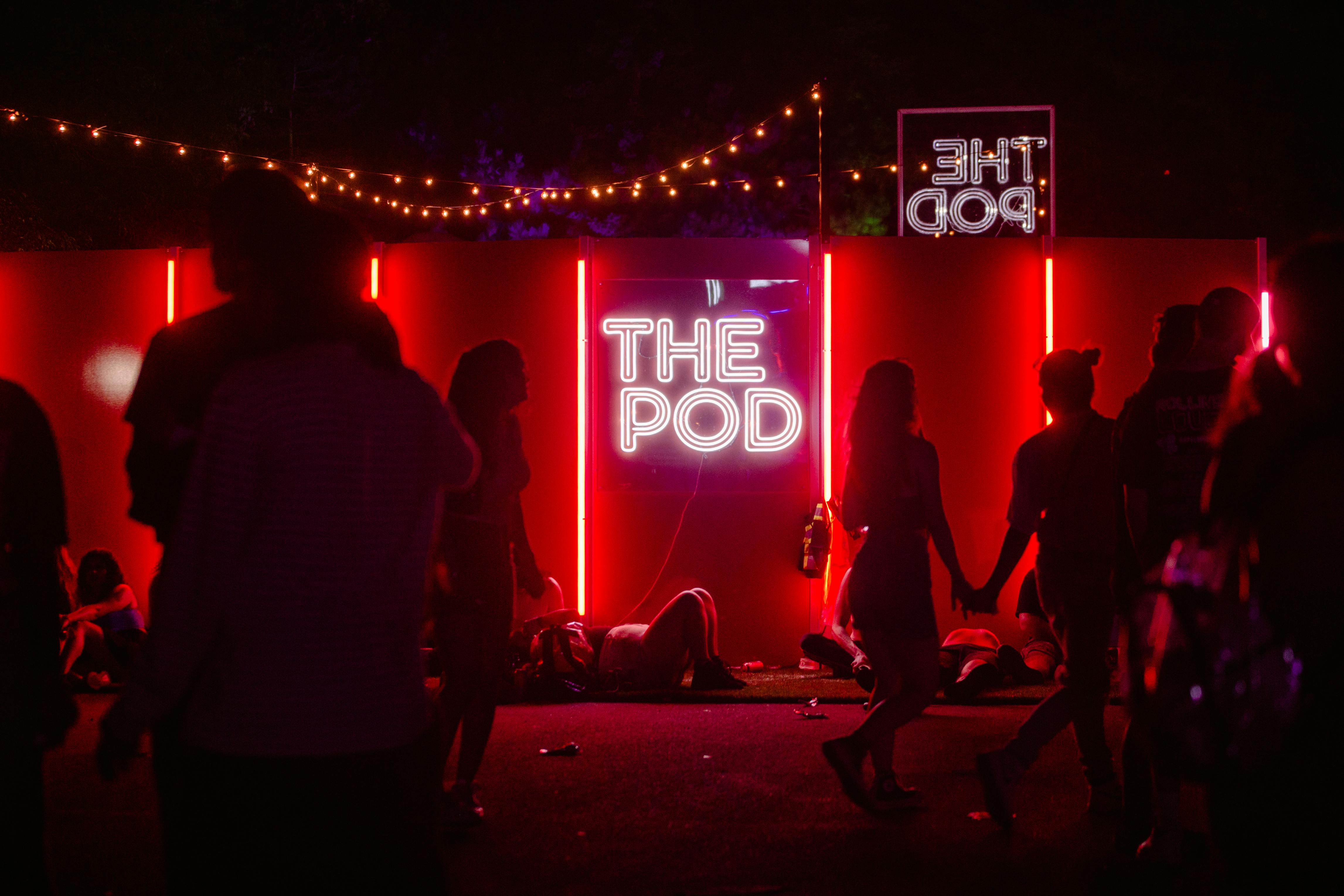 People Walking on Street during Night Time · Free Stock Photo