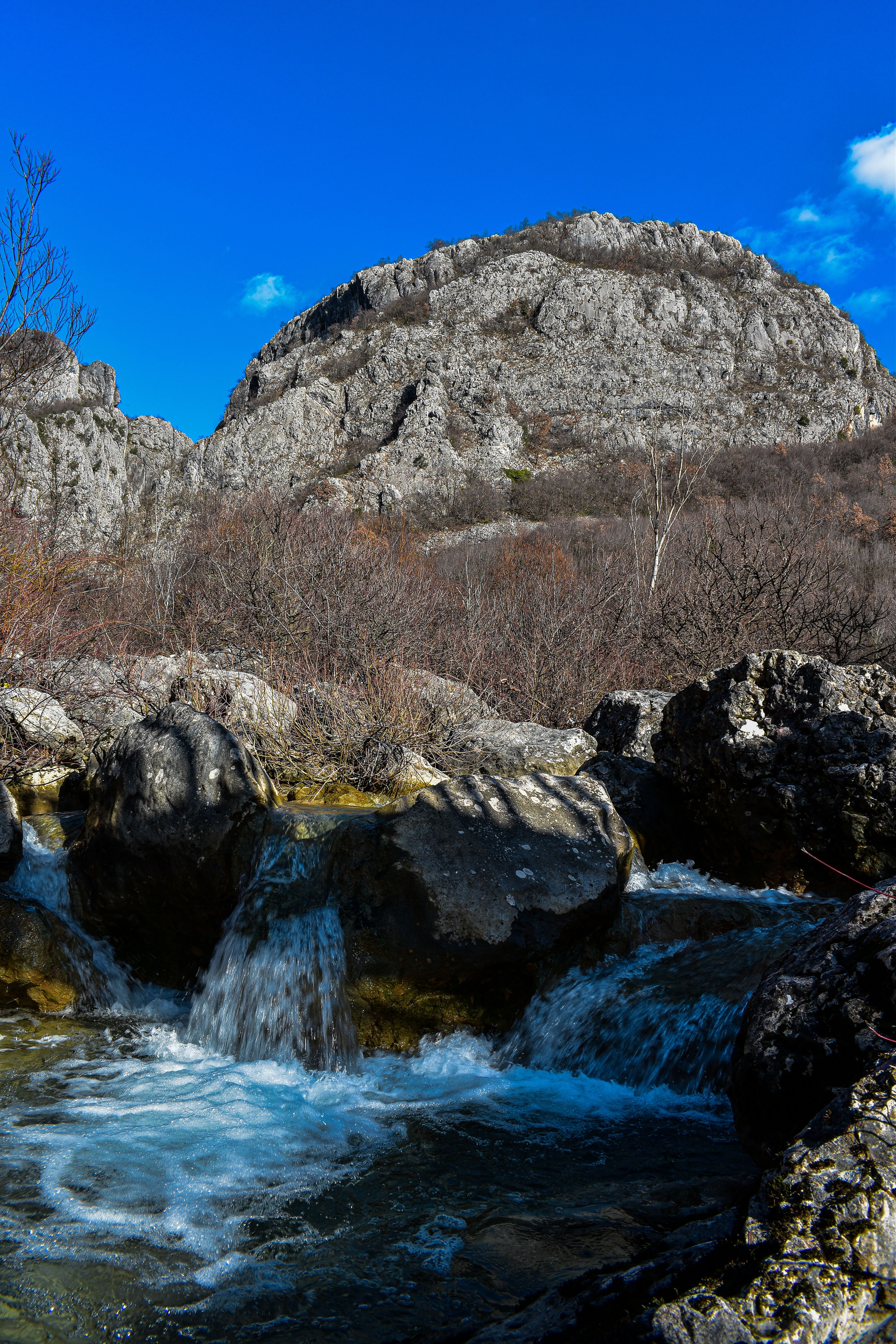 Small Alpine Waterfall in Autumn · Free Stock Photo