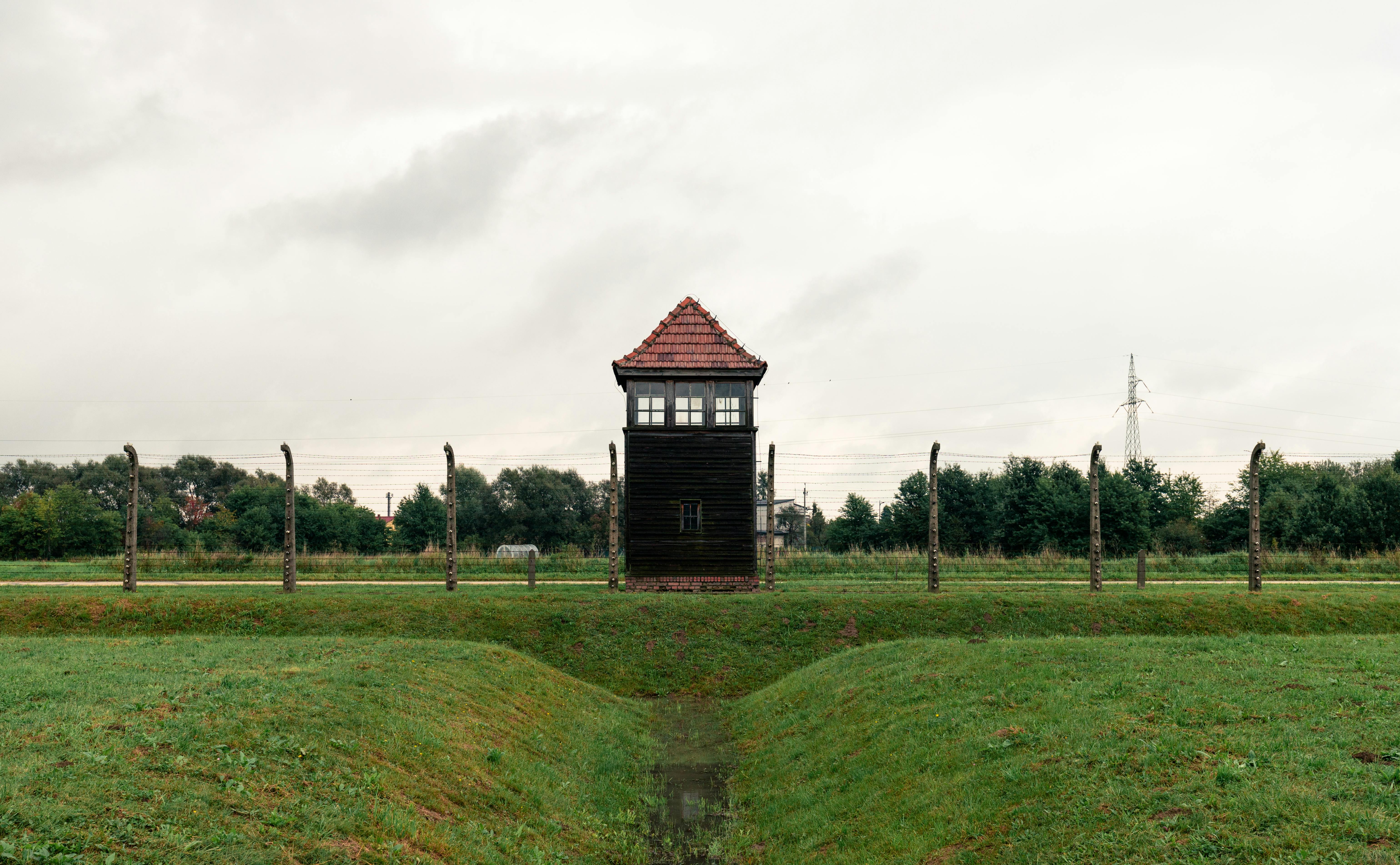 A Guard Tower in Auschwitz Museum · Free Stock Photo