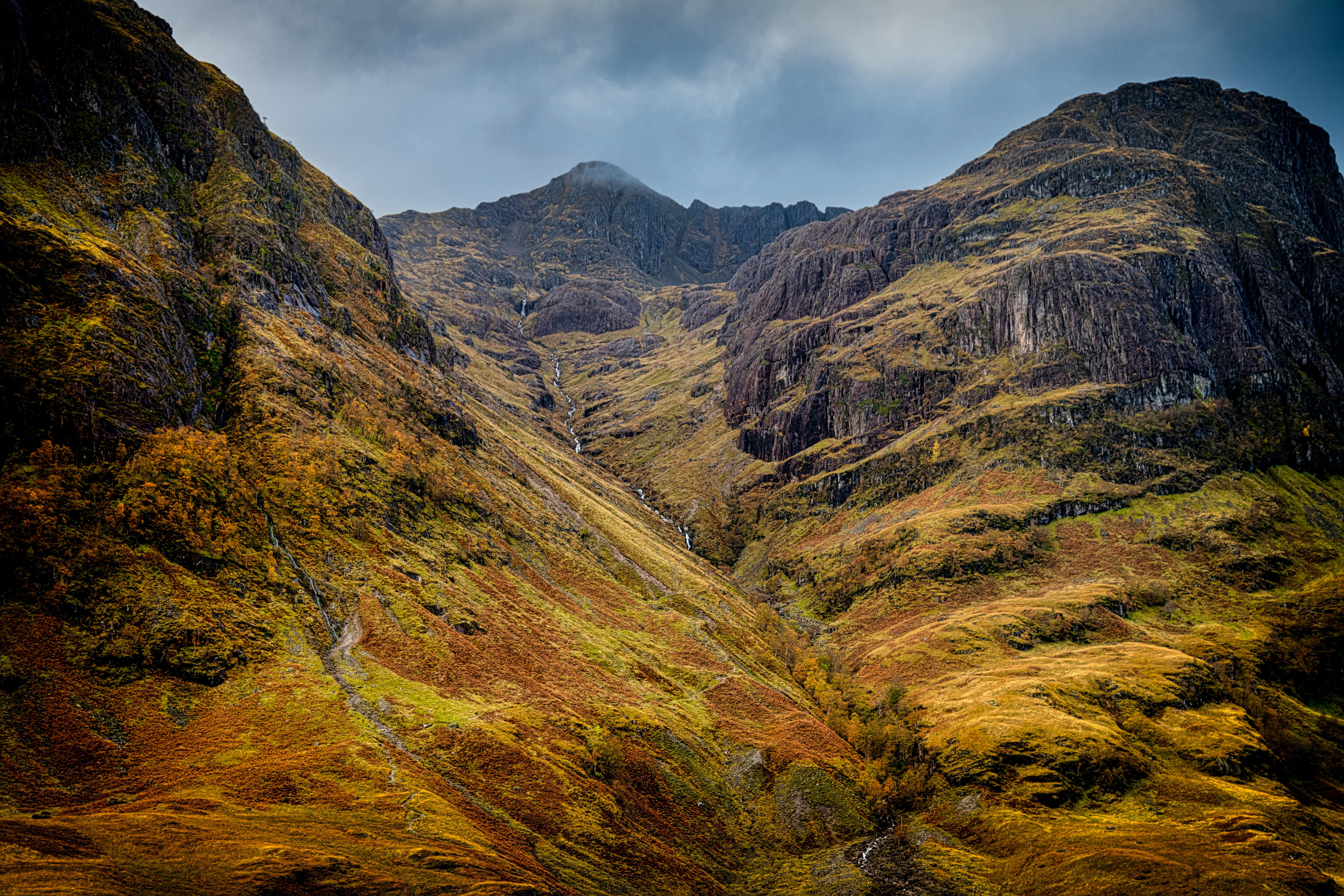 Glen Coe Ravine Highlands in Scotland · Free Stock Photo