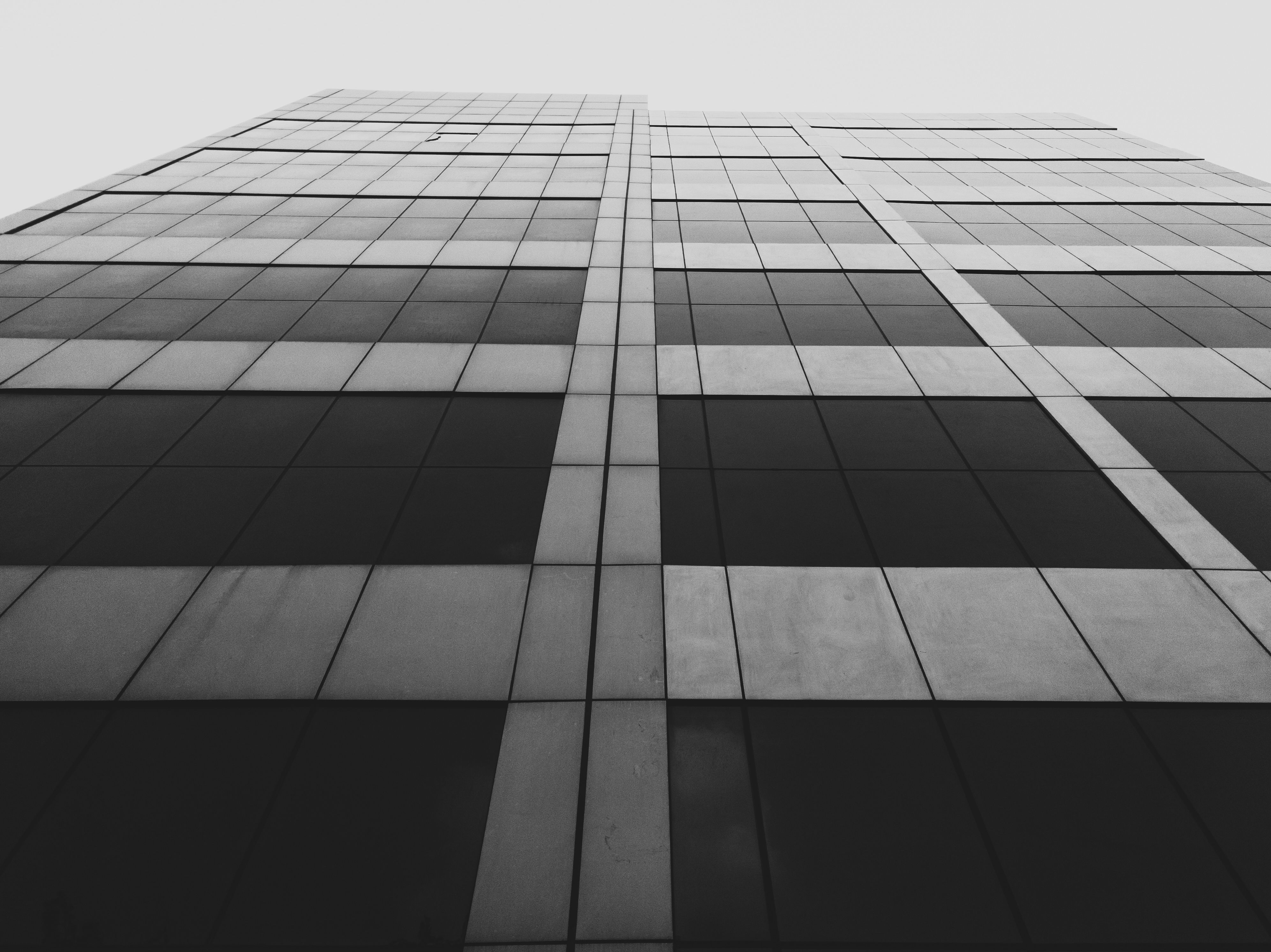Total Building Greyscale Photo · Free Stock Photo