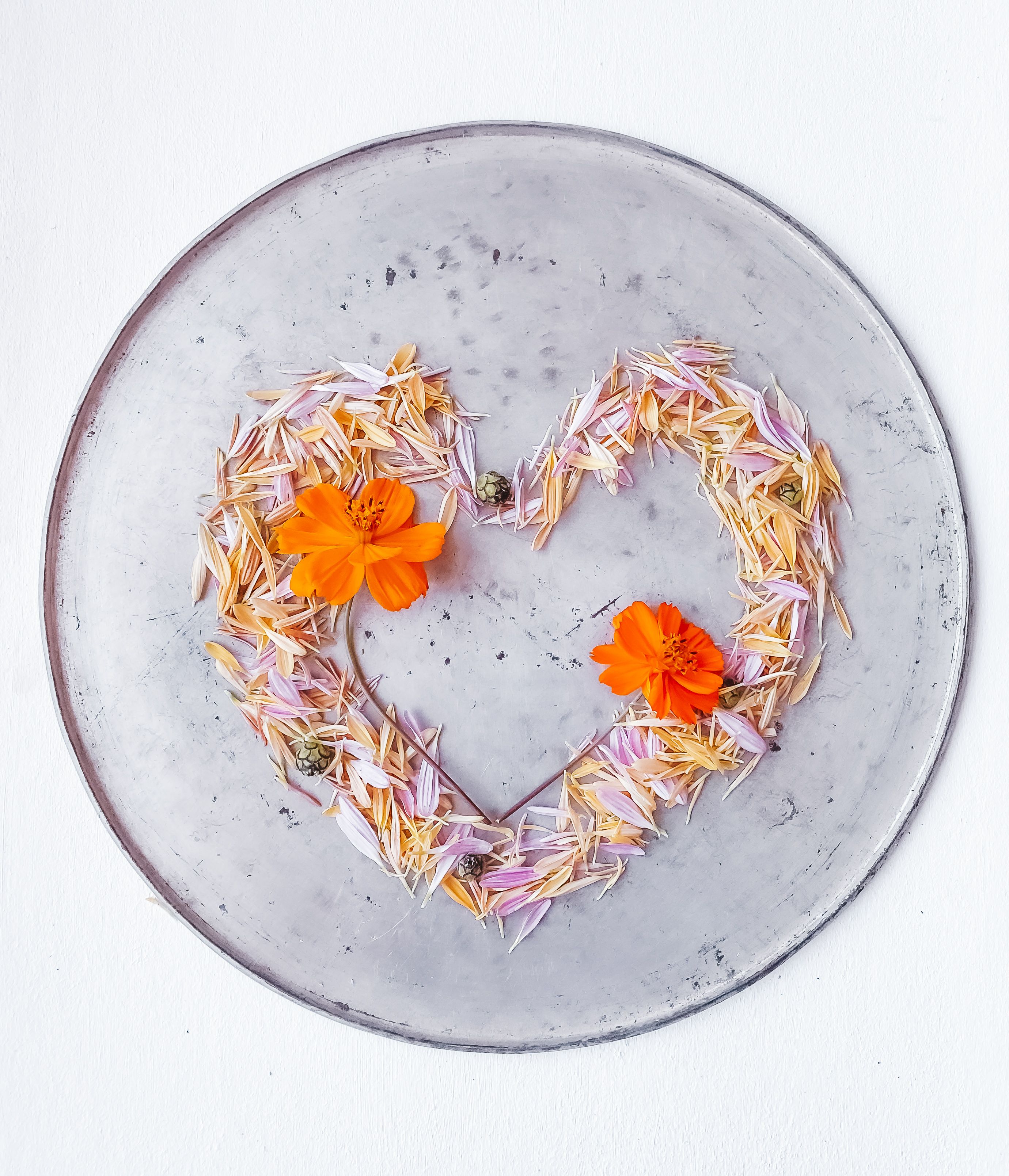 Heart Shape Yellow Flower Petals · Free Stock Photo