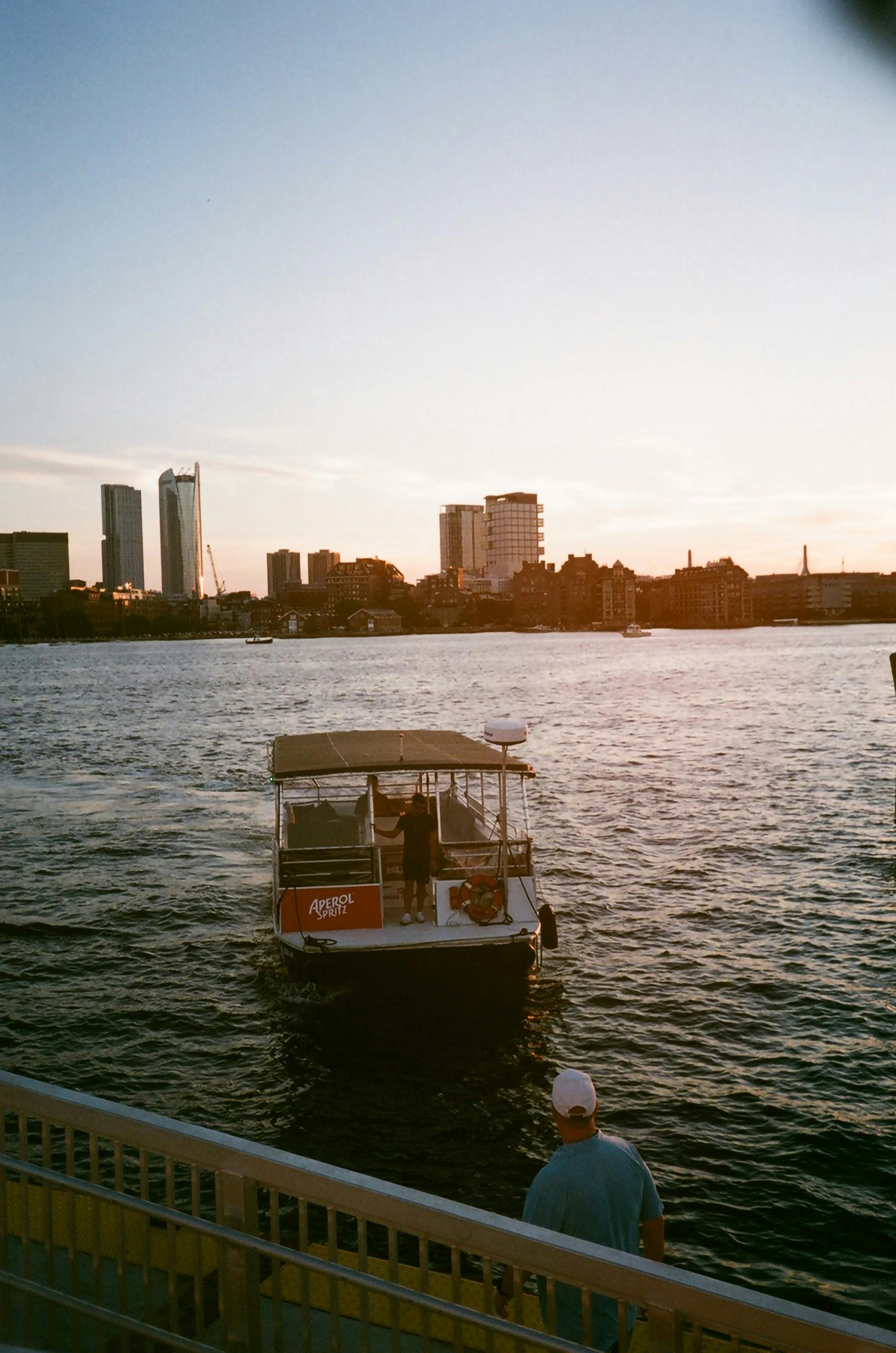 Ferry Boat under Bridge · Free Stock Photo