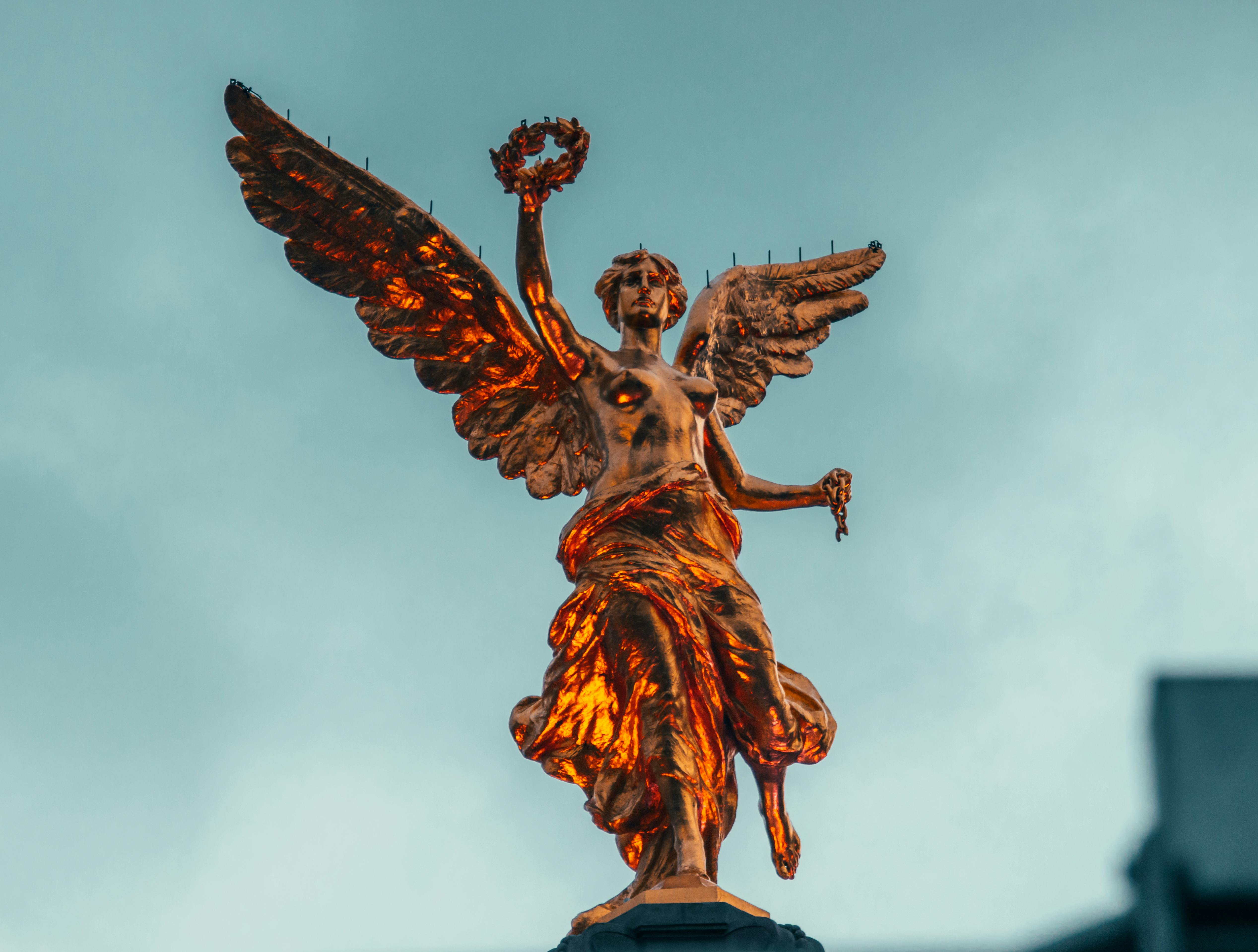 The Angel of Independence Statue near High Rise Buildings · Free Stock ...