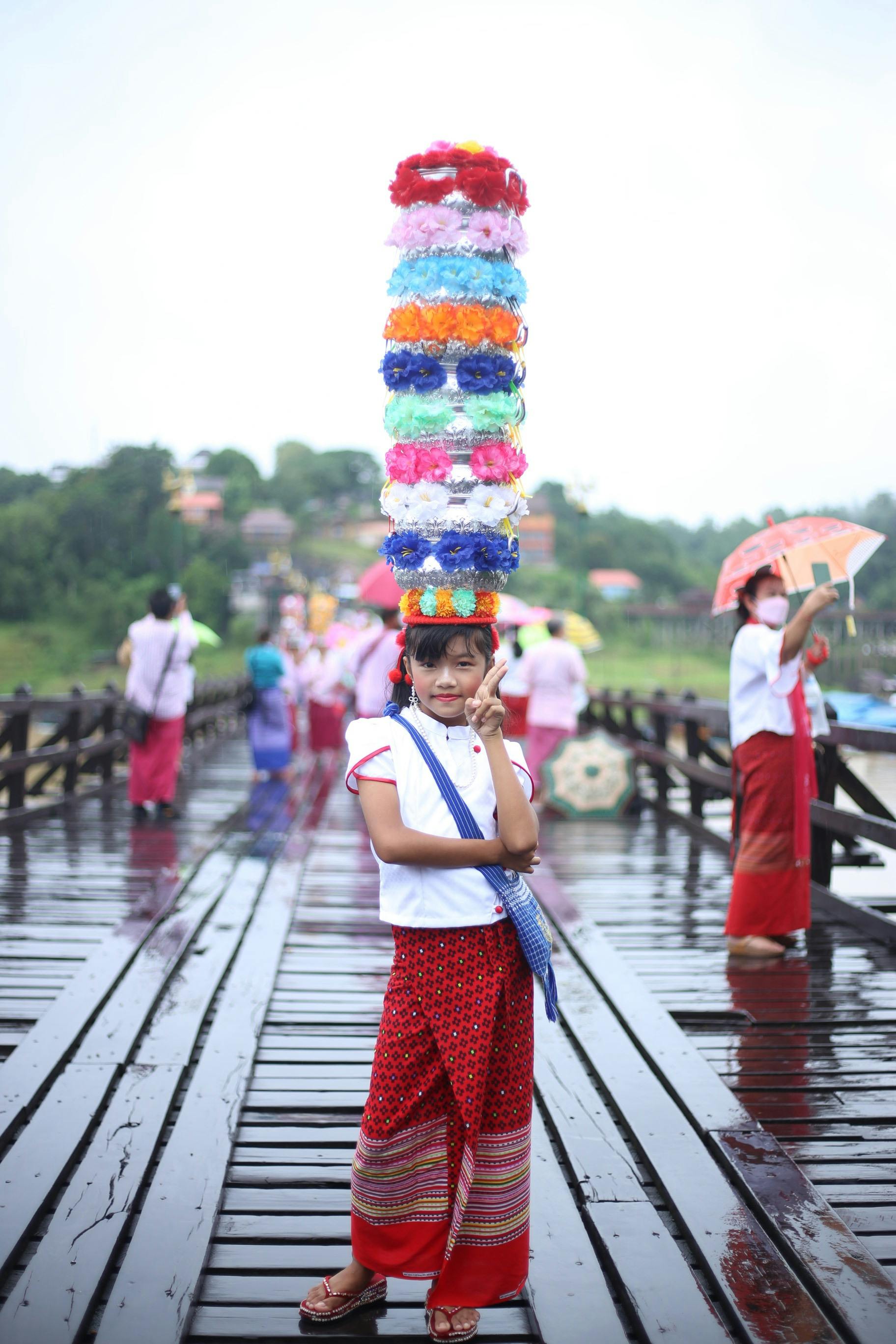 A Girl Wearing Traditional Clothes · Free Stock Photo