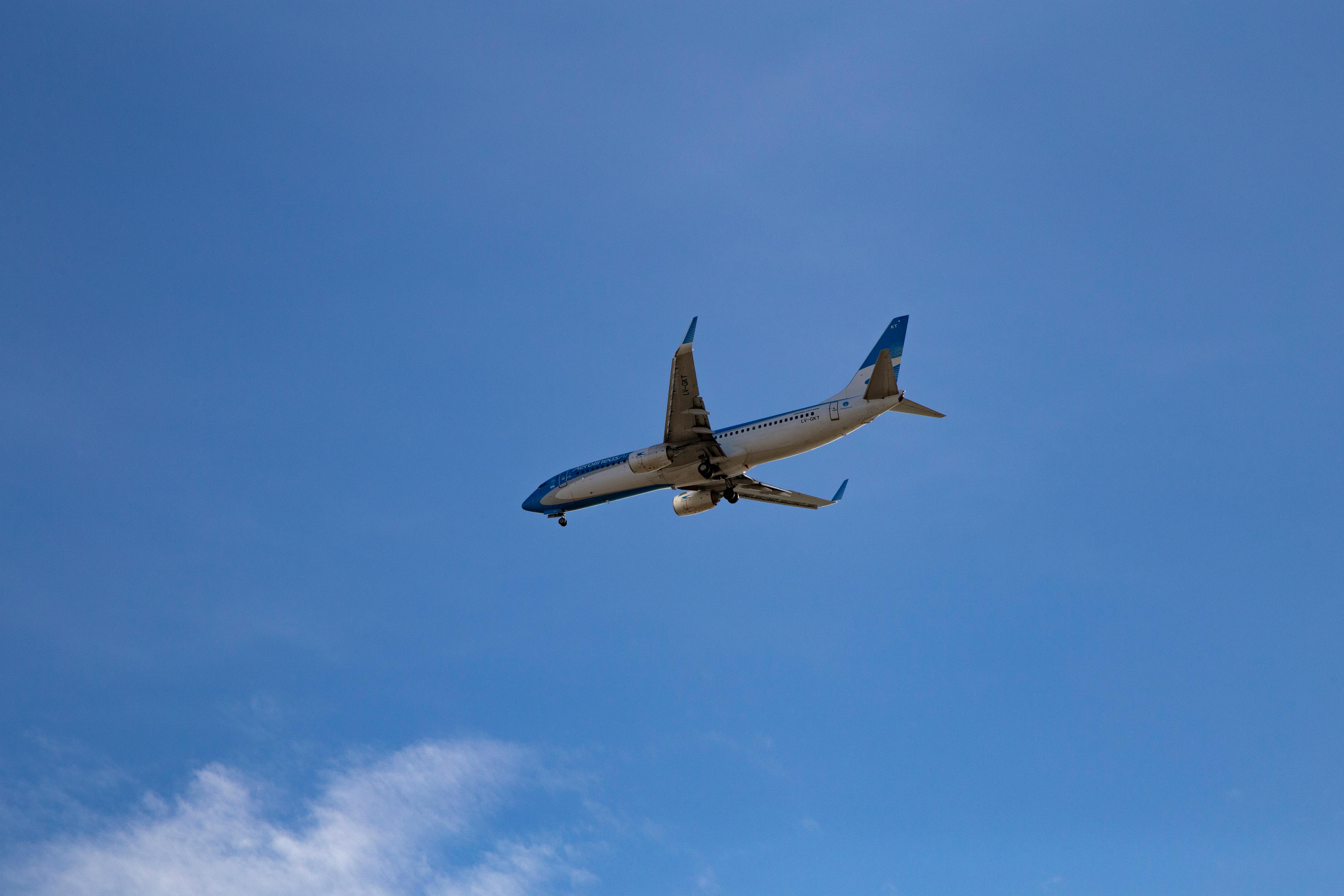 An Airplane Flying · Free Stock Photo