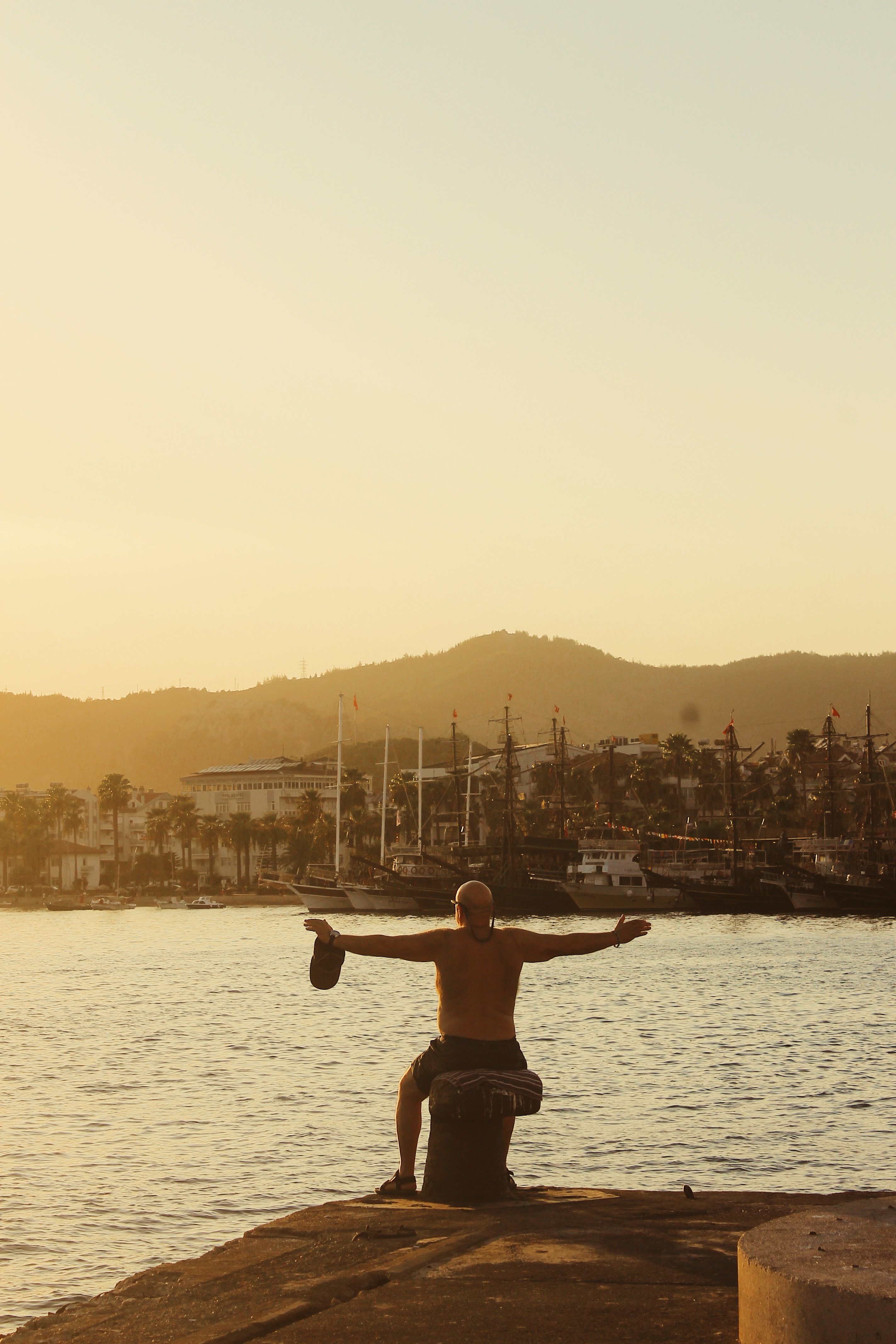 Tattoo at the Back of a Shirtless Man · Free Stock Photo