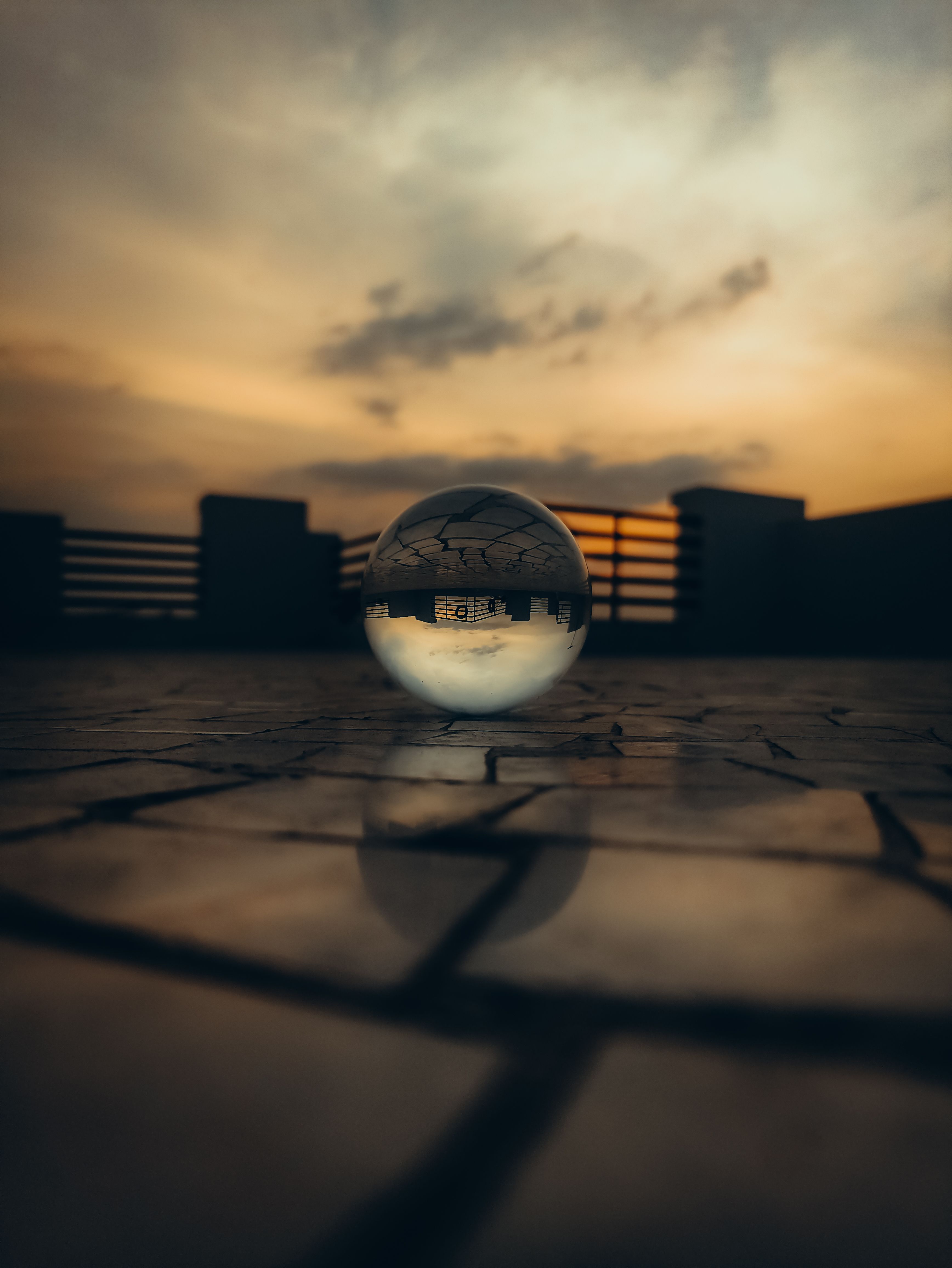 Person Holding Clear Glass Ball · Free Stock Photo