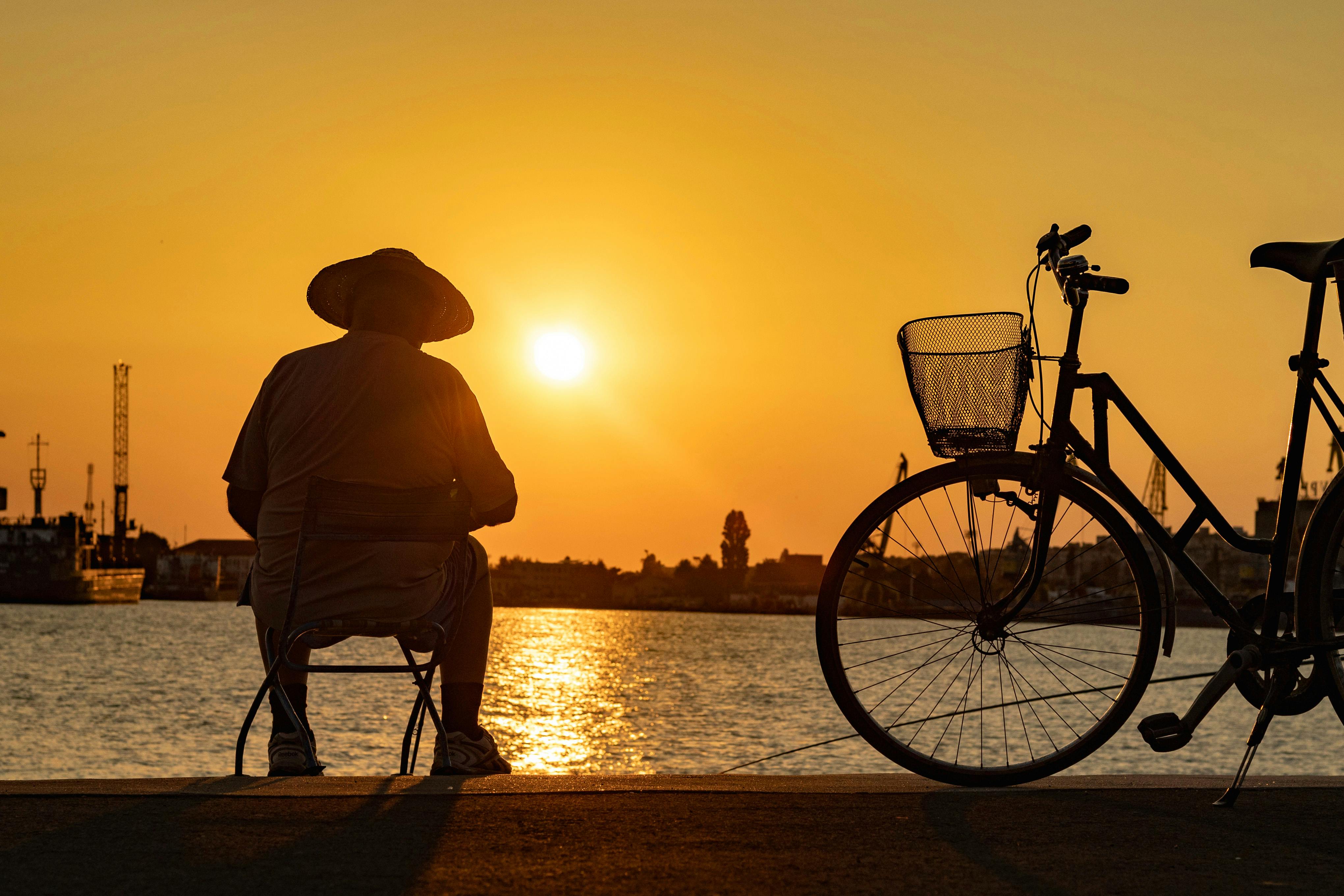 Man Looking at Sunset · Free Stock Photo