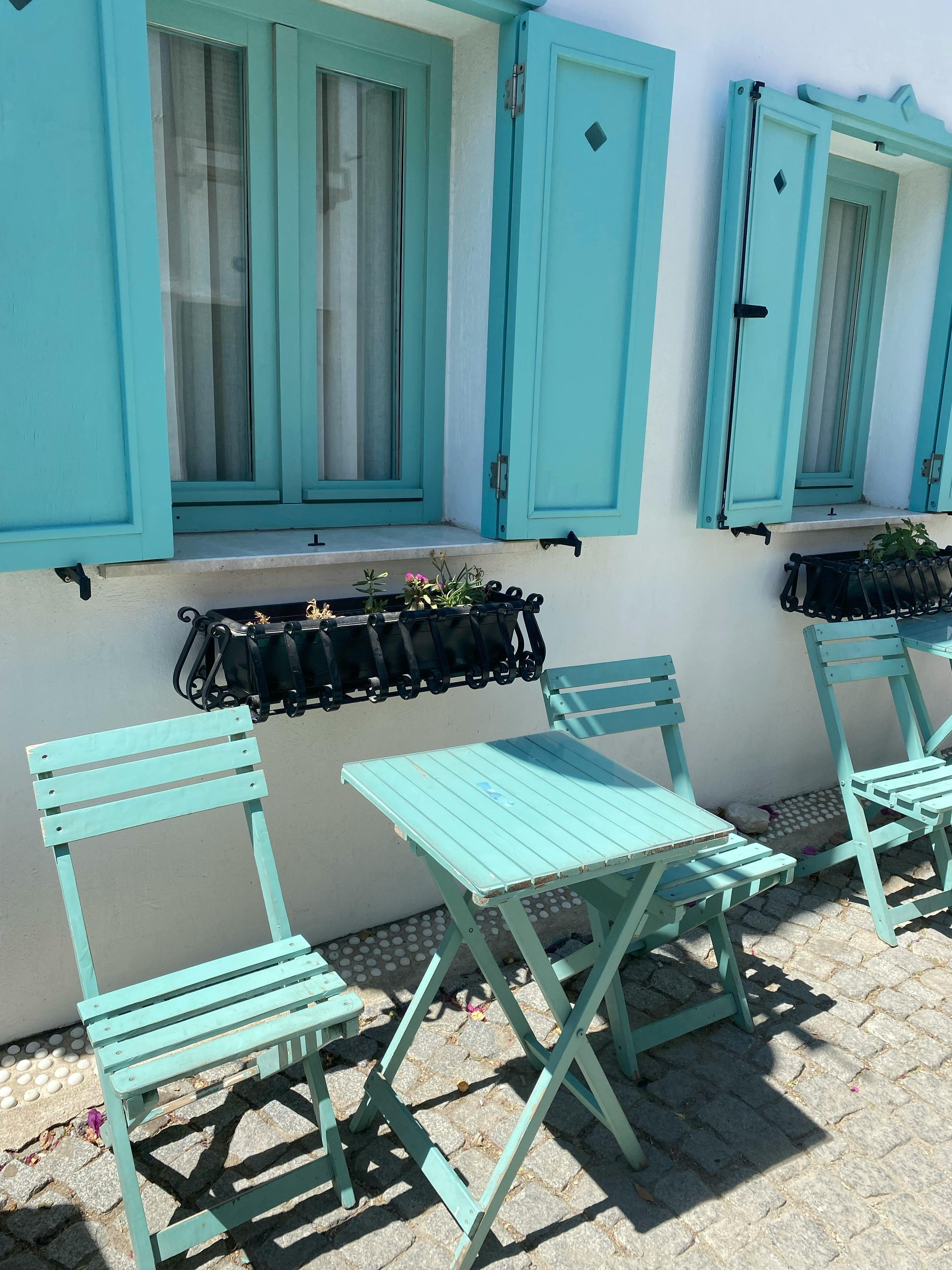 Lavender Window with Shutters · Free Stock Photo