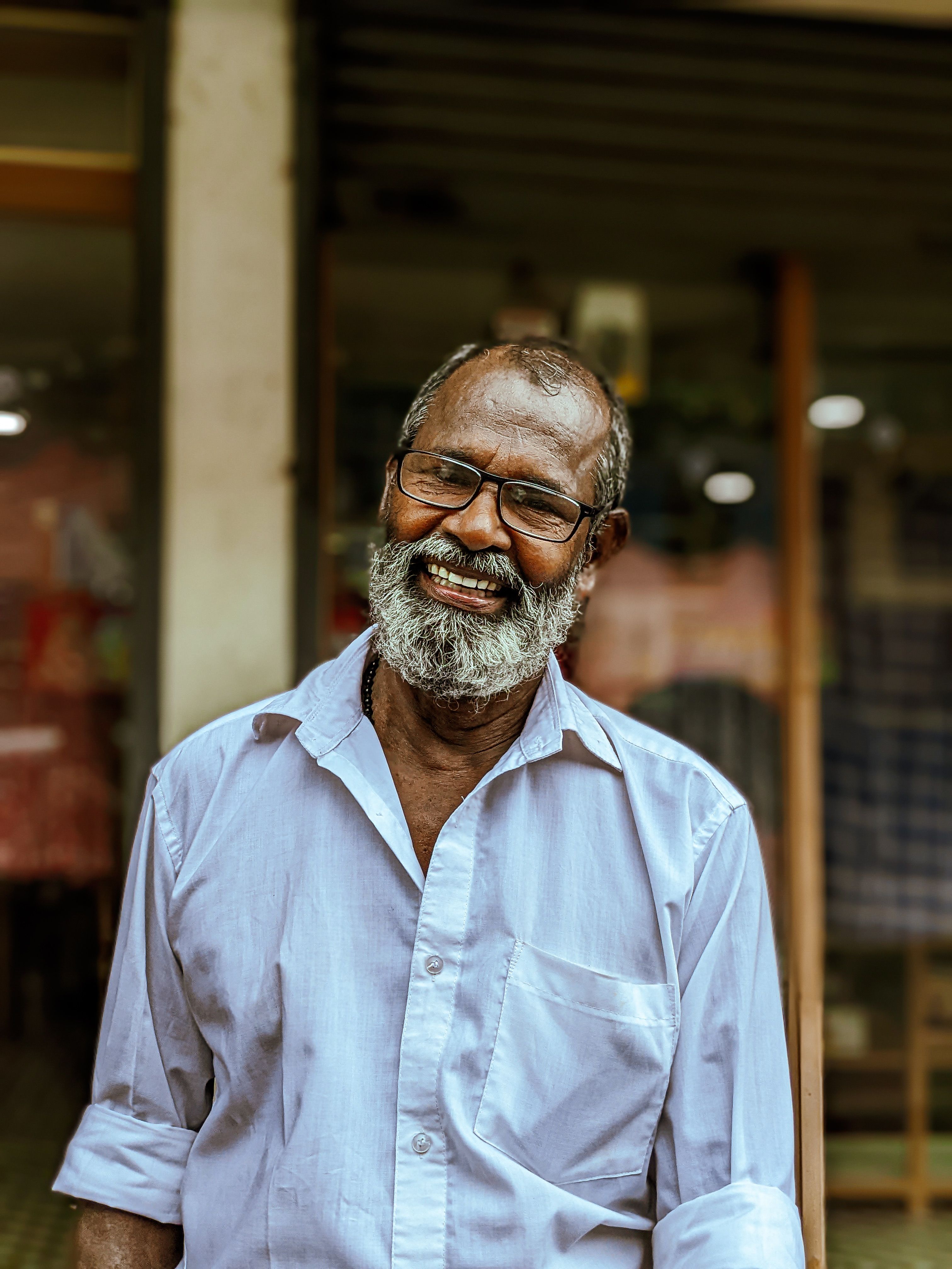 Portrait of an Eldery Man · Free Stock Photo